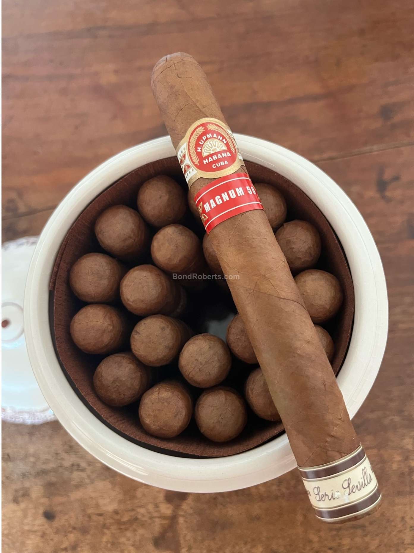 H. Upmann Magnum 50 Serie Sevilla Jar 2018 Numbered Ceramic Jar of 21 ...