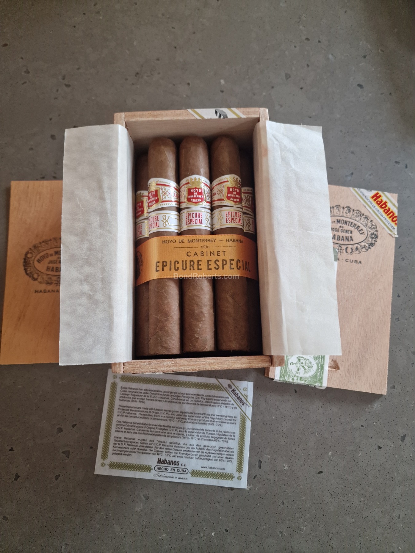 Hoyo de Monterrey Epicure Especial 2015 Slide Lid Box of 10 cigars 44428
