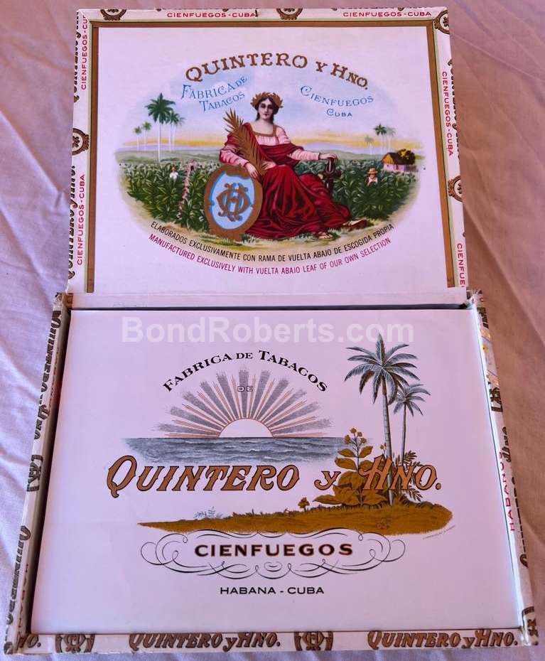 Quintero Panetelas (Disc.) 1999 Dress Box of 25 cigars in cellophane 12437