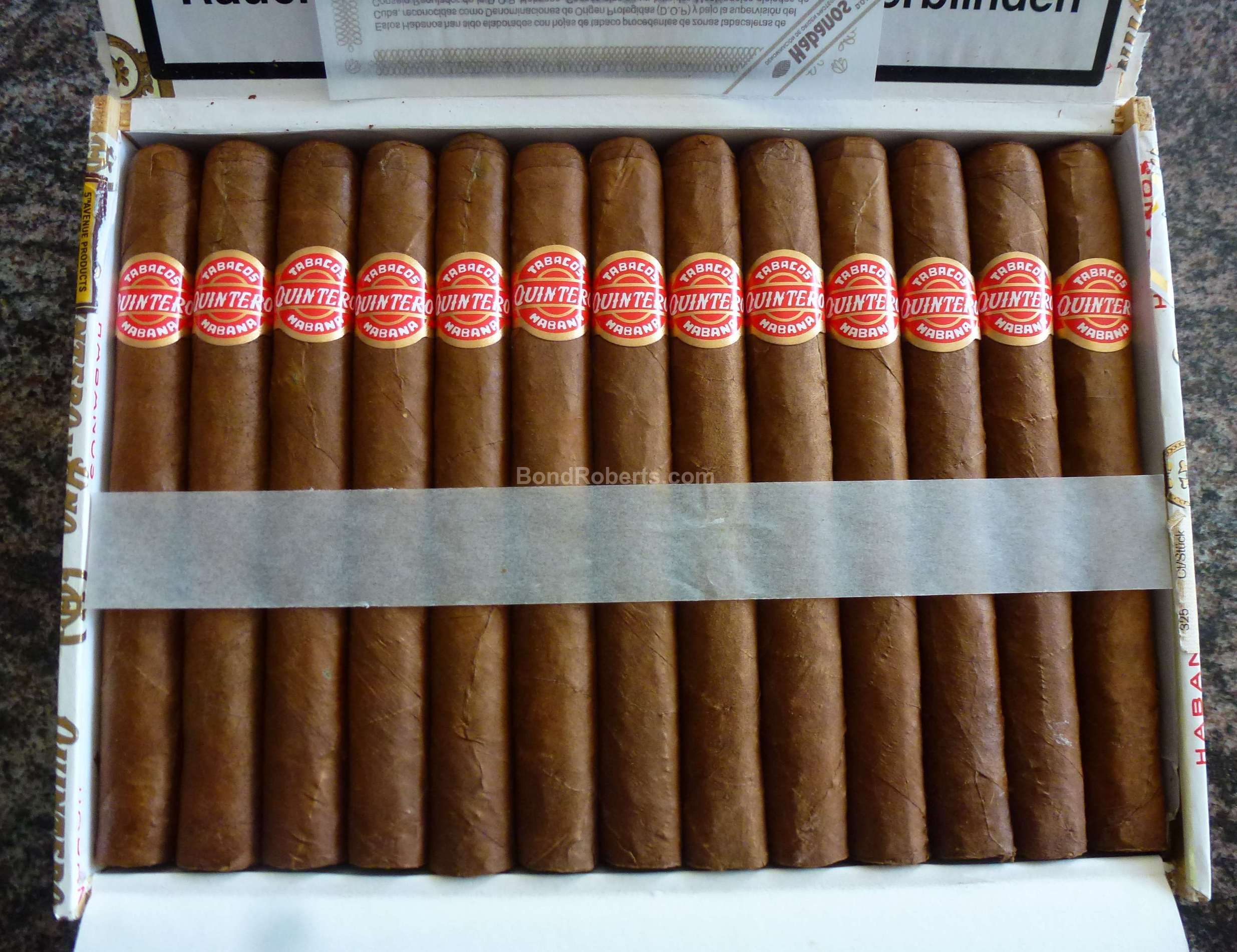 Quintero Nacionales 2016 Dress Box of 25 cigars 6605