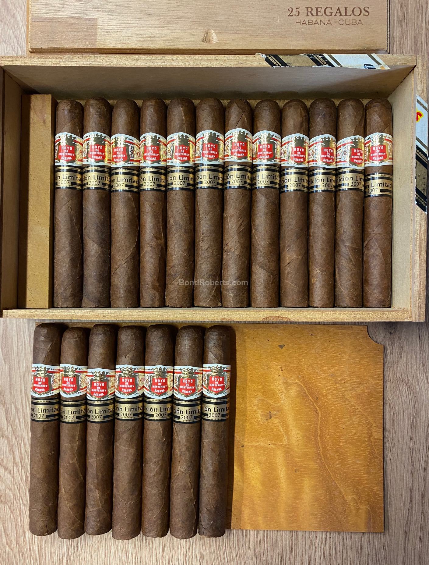 Hoyo de Monterrey Regalos Edición Limitada 2007 Slide Lid Box of 25 ...