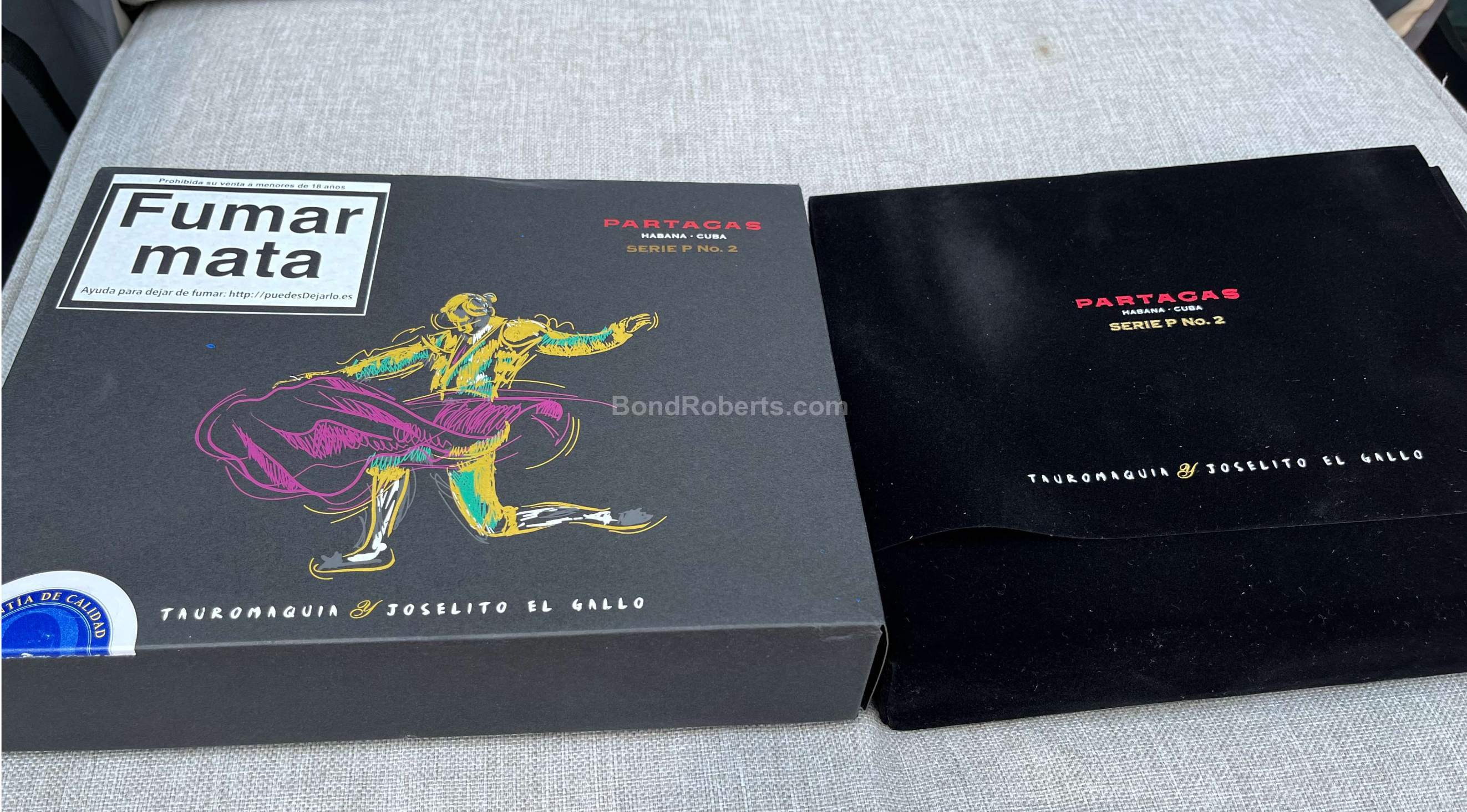 Partagás Serie P No.2 Tauromaquia Spanish Release Joselito El Gallo ...