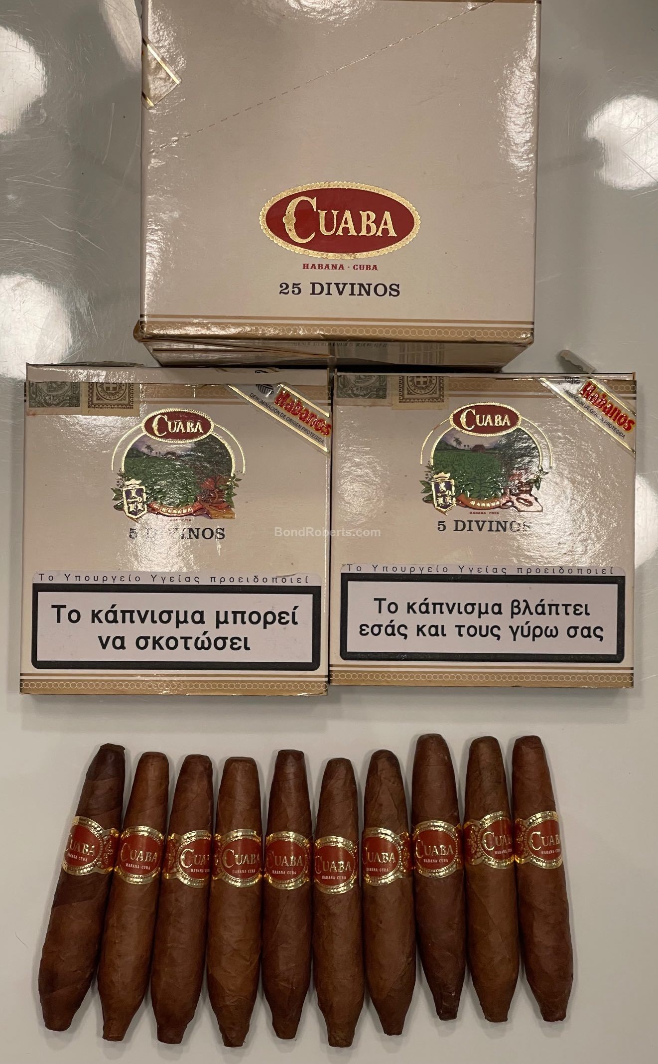 Cuaba Divinos 2007 5 x Cardboard Pack of 5 cigars 19371