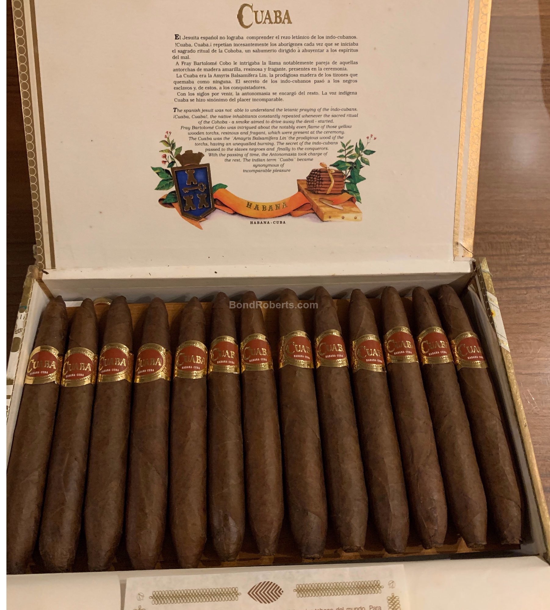 Cuaba Generosos 1998 Dress Box of 25 cigars 4492