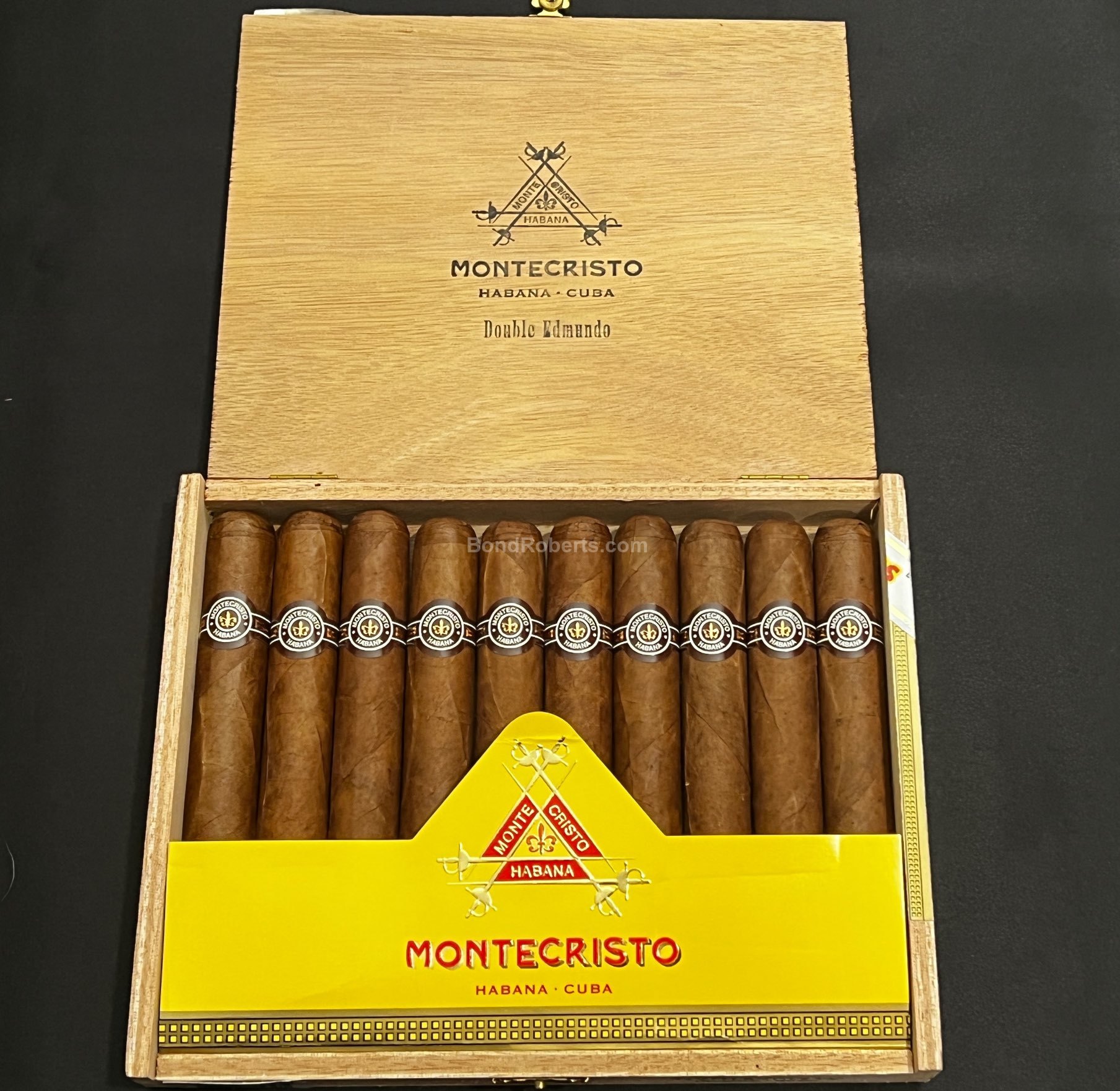 Montecristo Double Edmundo 2013 Semi Boite Nature Box of 10 cigars 10848