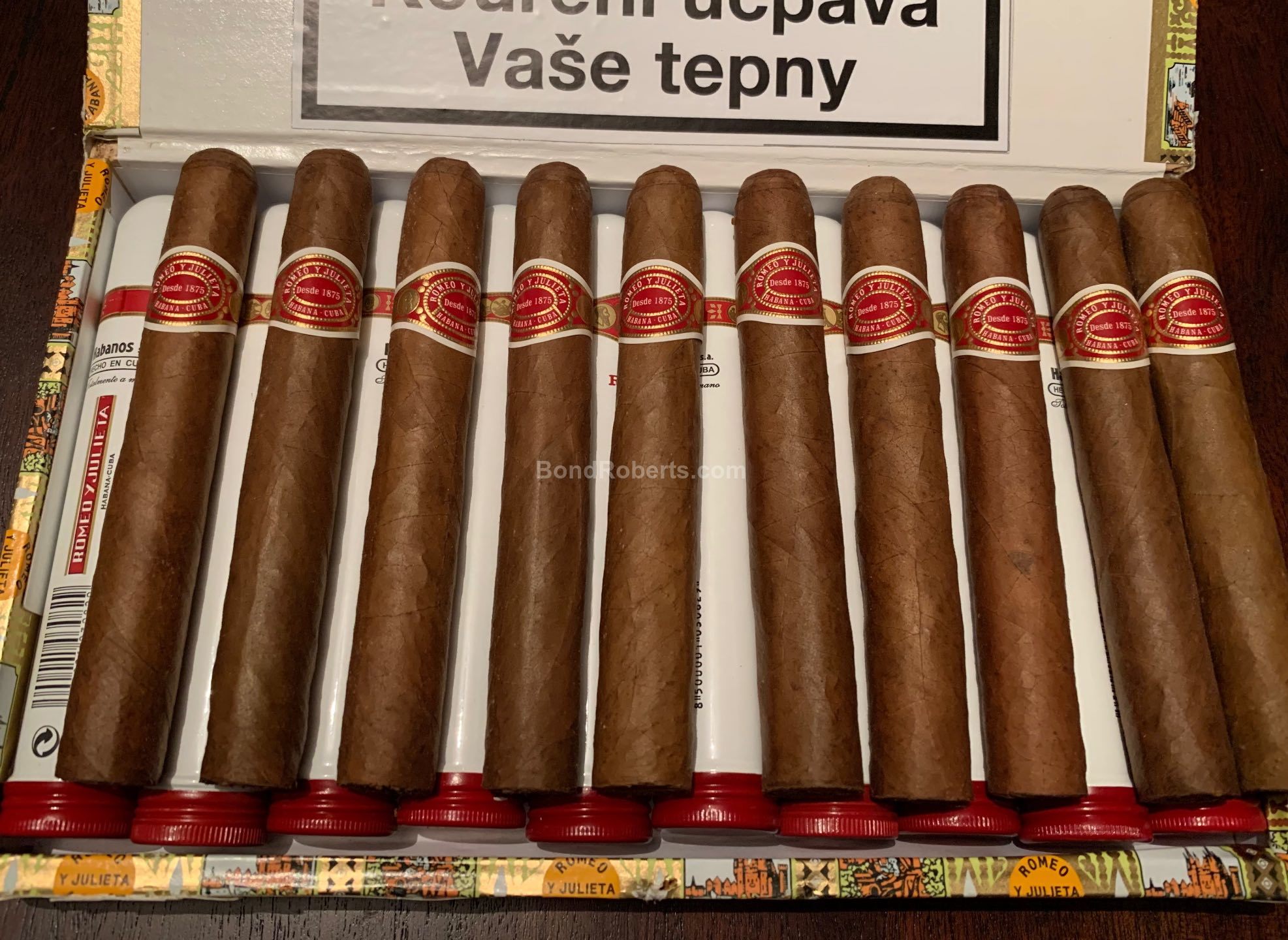 Romeo y Julieta Romeo No.3 2013 Dress Box of 10 cigars in aluminium ...