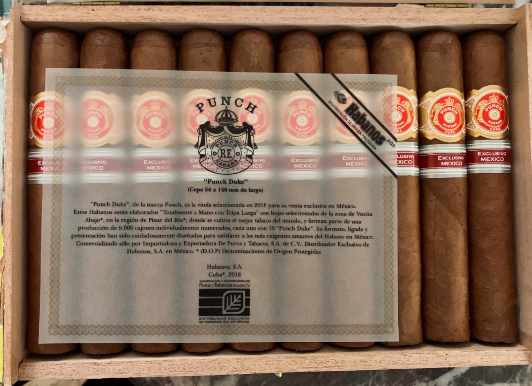 Punch Duke Edición Regional México 2018 Numbered semi boîte nature box ...