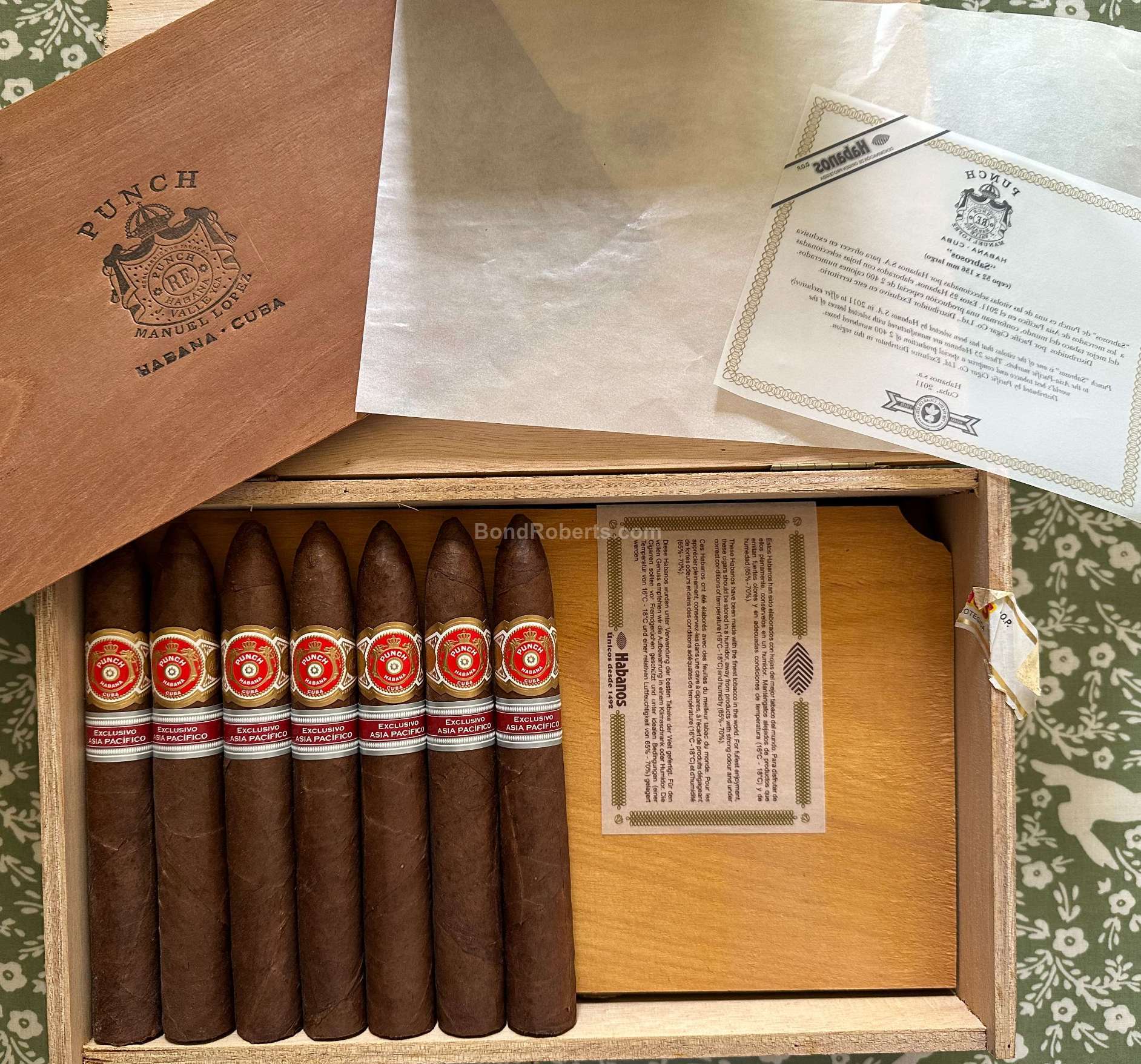 Punch Sabrosos Edición Regional Asia Pacifico 2011 Numbered Semi Boite ...