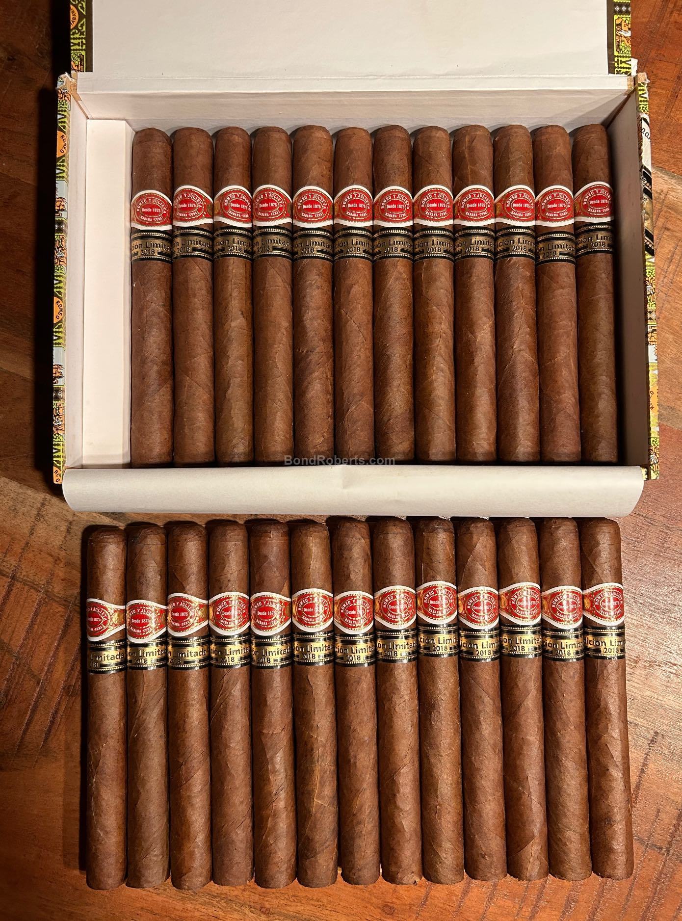Romeo y Julieta Tacos Edición Limitada 2018 Dress box of 25 cigars 20340