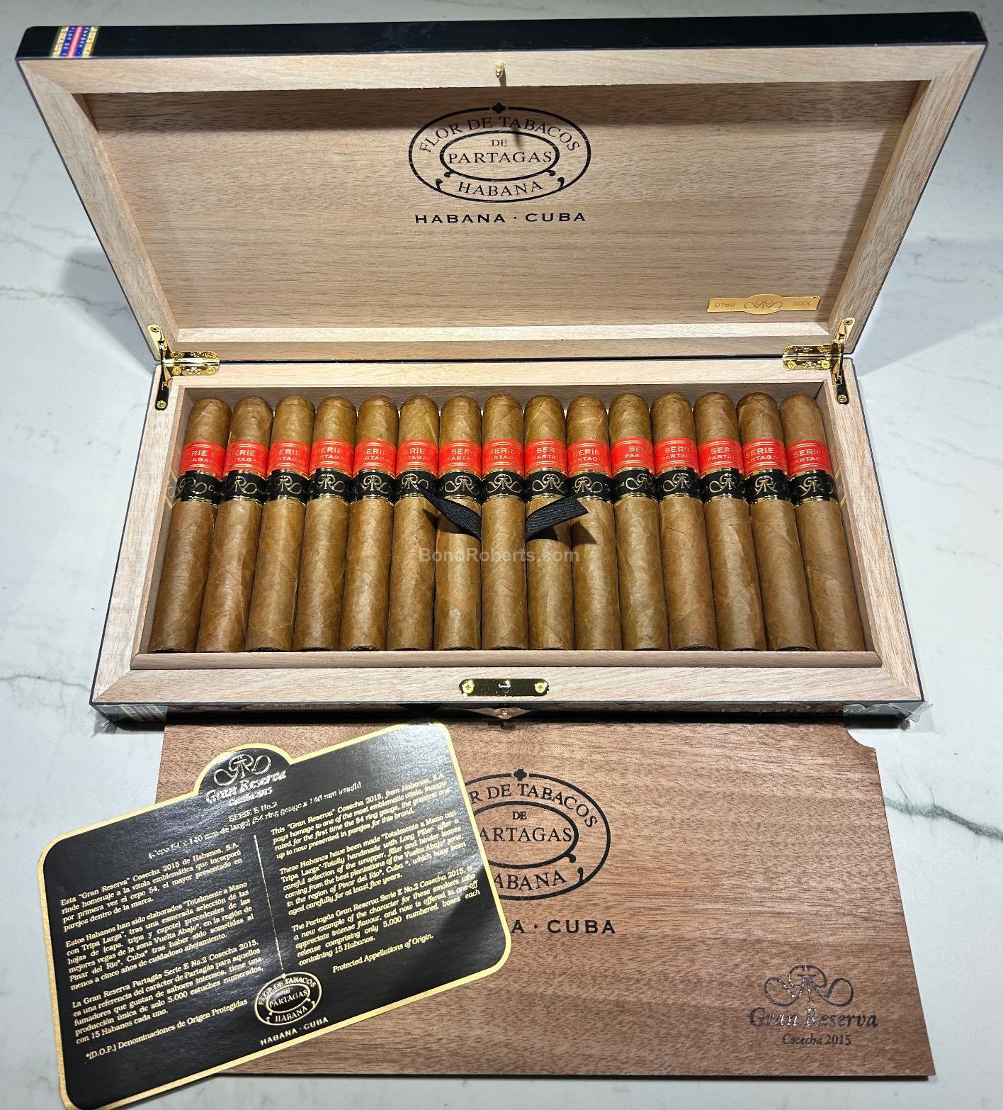 Partagás Serie E No.2 Gran Reserva Cosecha 2023 Numbered black ...