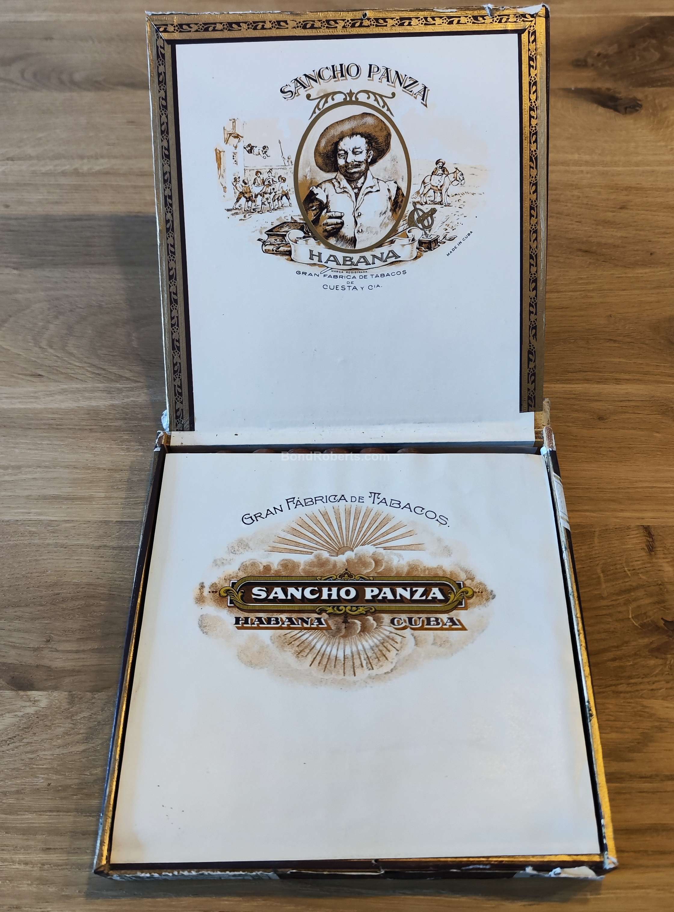 Sancho Panza Coronas Gigantes 1998 Dress Box of 10 cigars 18798