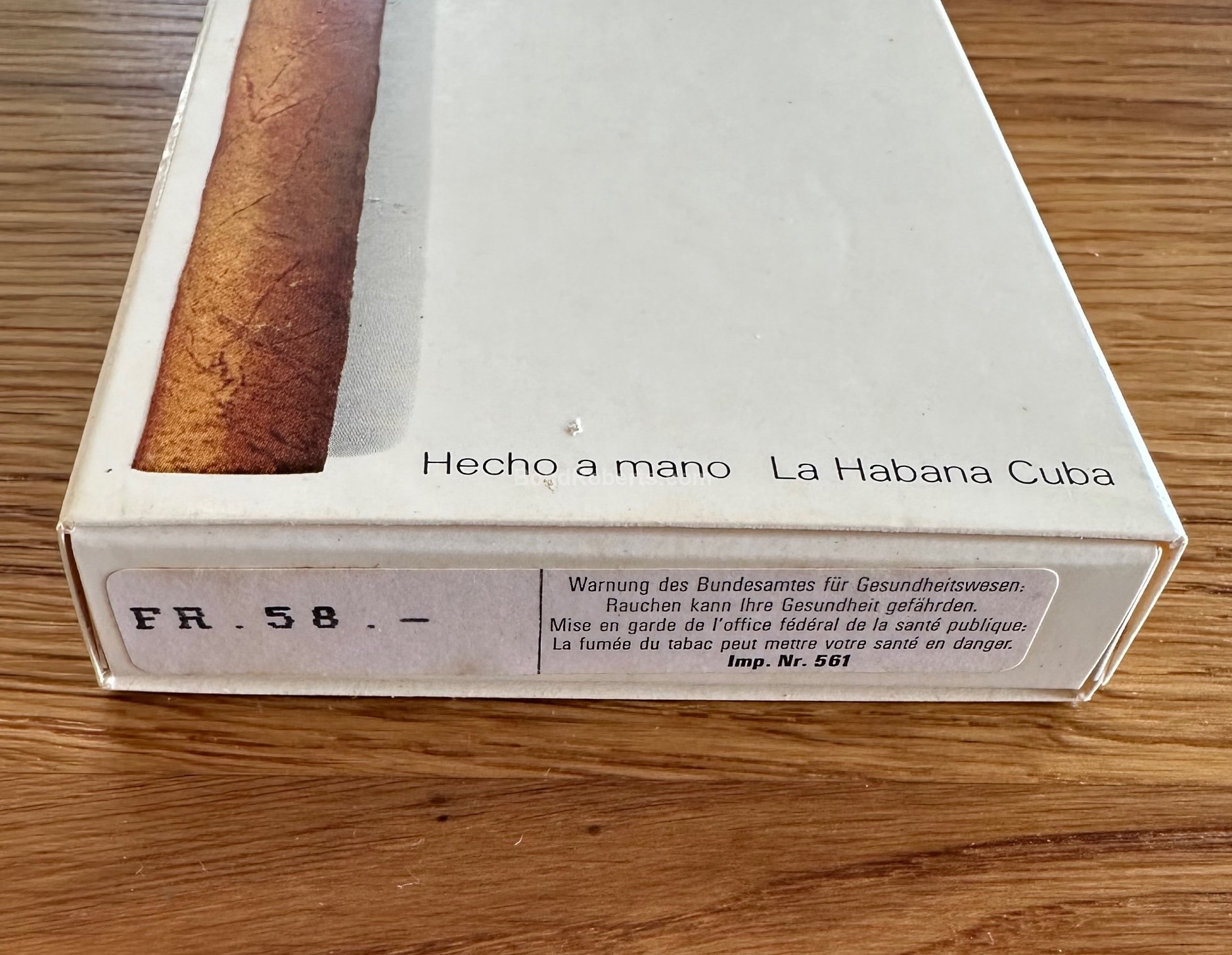 Davidoff 3000 Cardboard Pack of 5 cigars 22901