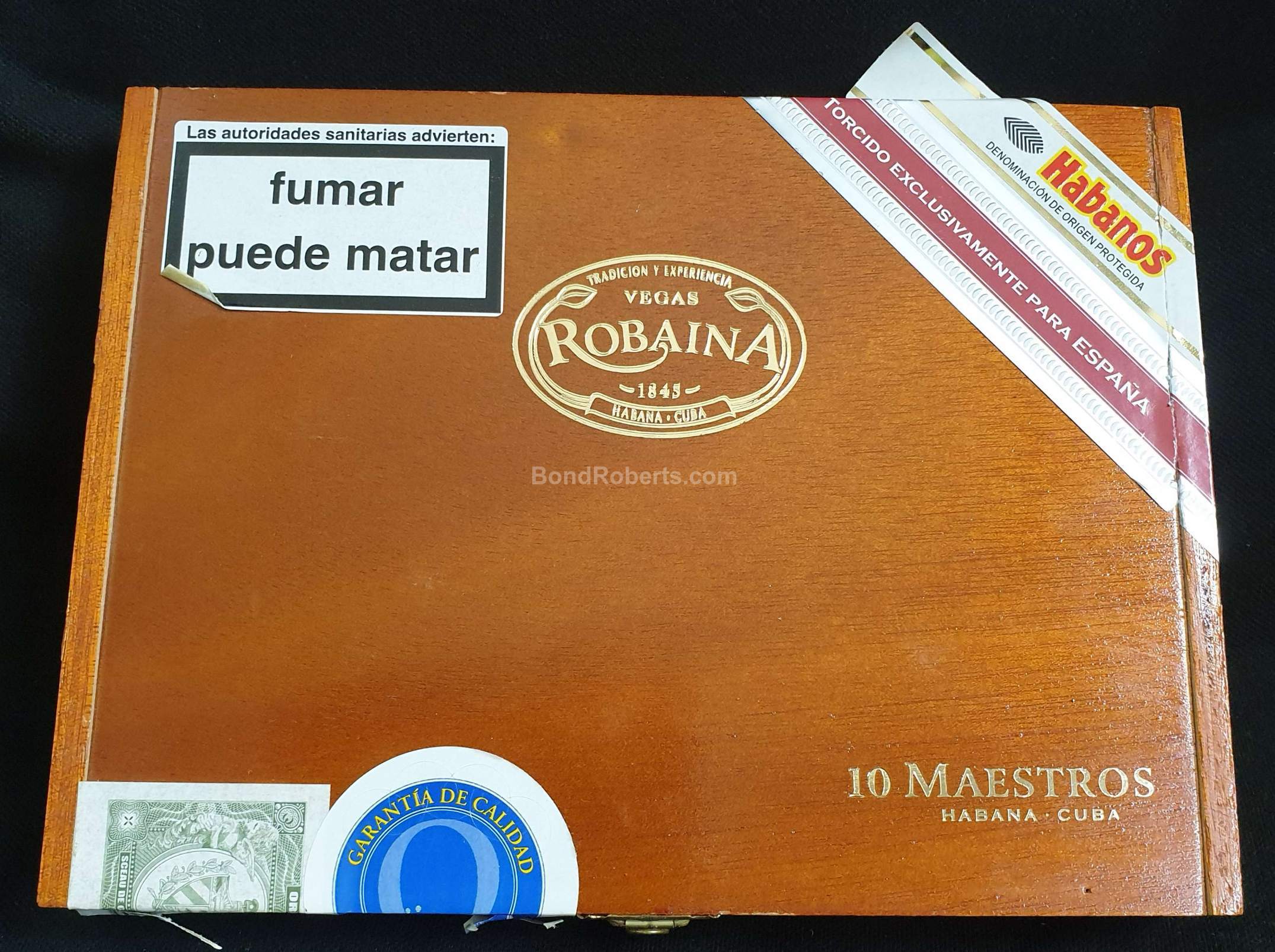 Vegas Robaina Maestros Edición Regional España 2007 Varnished Boîte ...