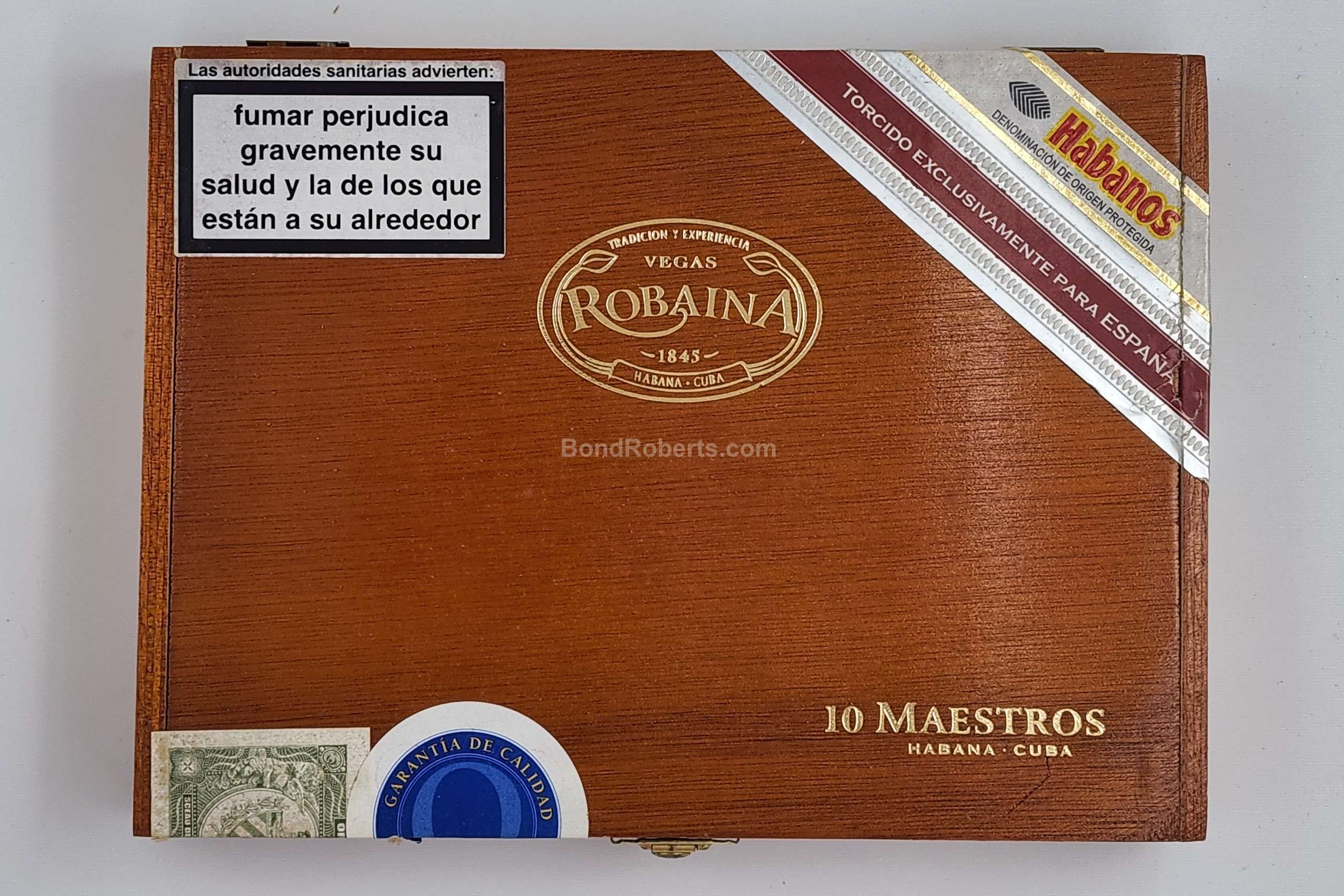 Vegas Robaina Maestros Edición Regional España 2007 Varnished Boîte ...