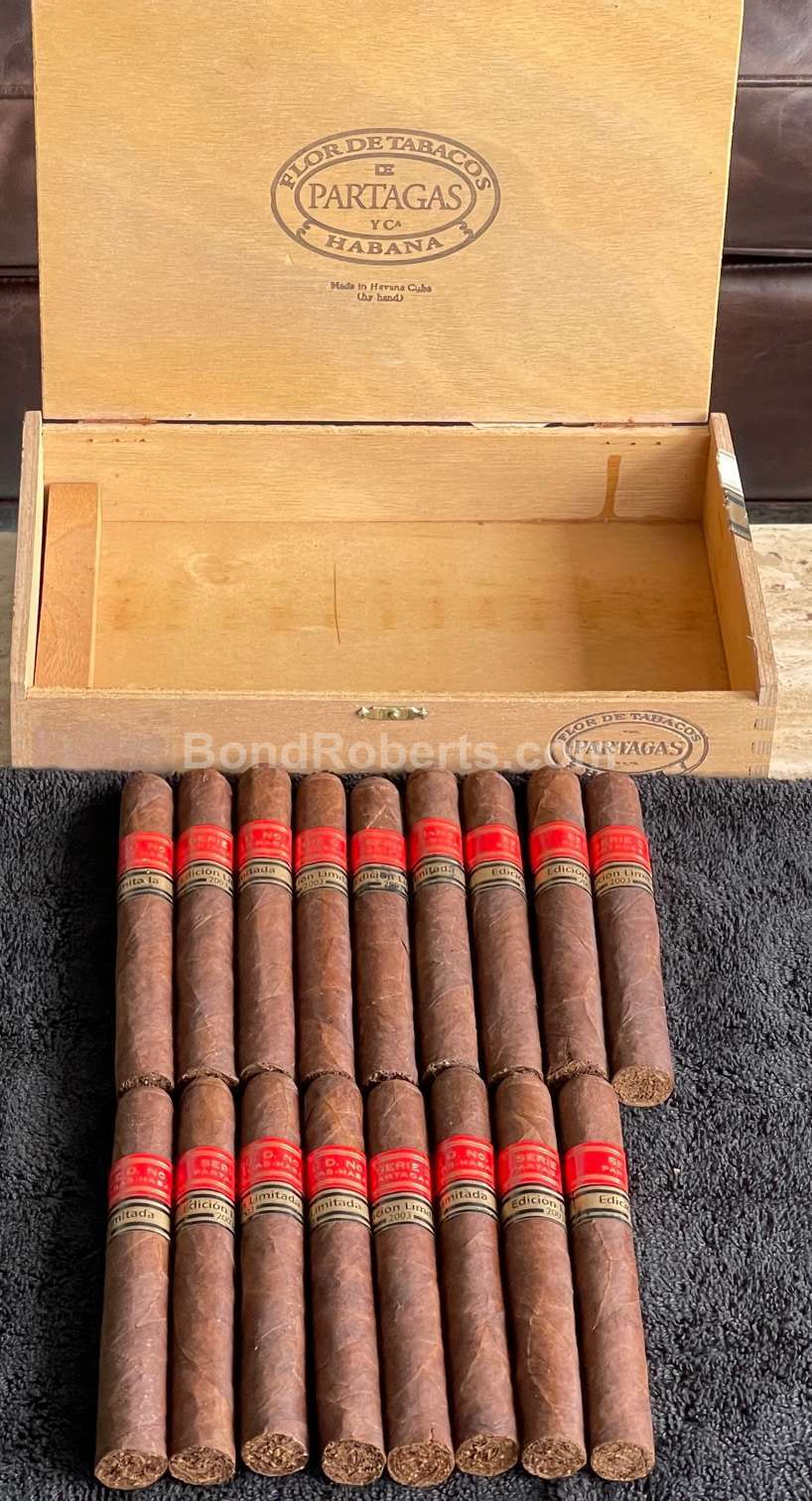 Partagás Serie D No.2 Edición Limitada 2003 Semi Boite Nature Box of 25 ...