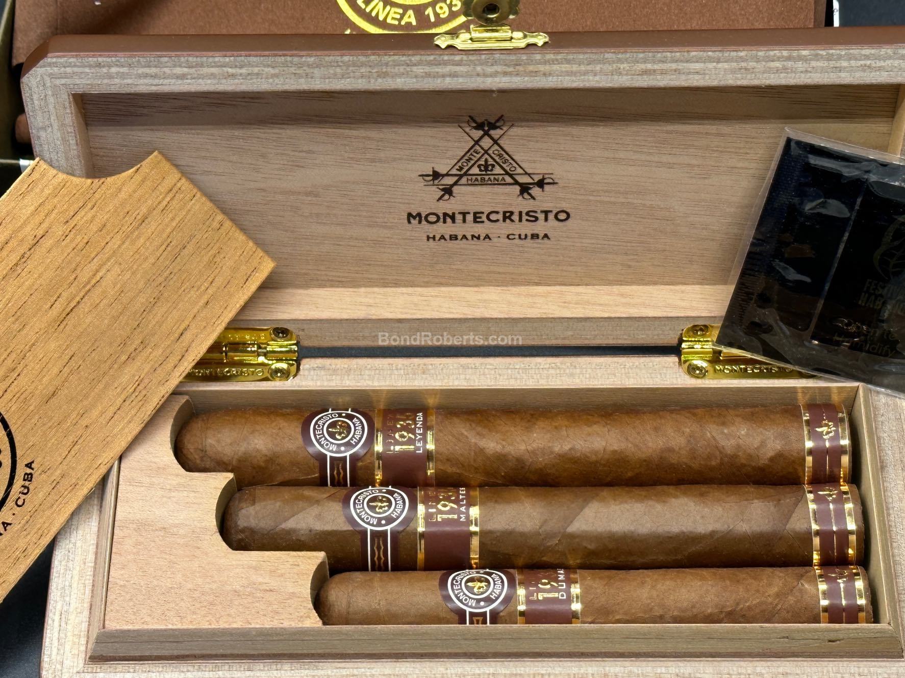 Montecristo Linea 1935 Habanos Festival Gift 2017 Semi boîte nature box ...