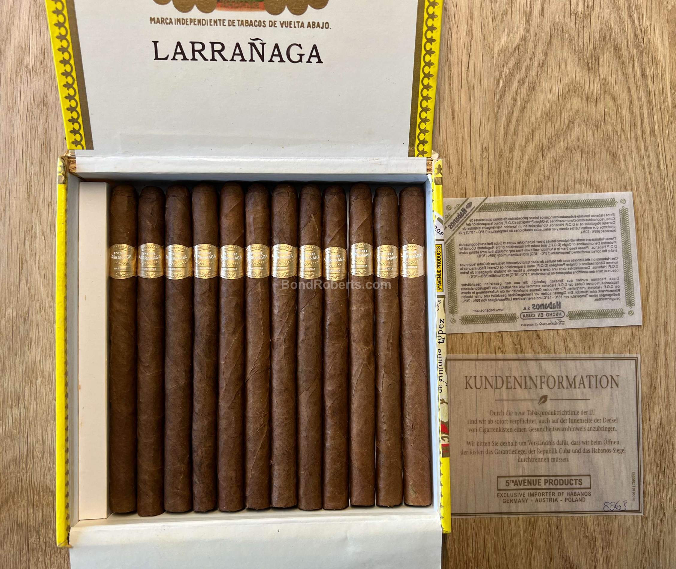 Por Larrañaga Montecarlos 2013 Dress Box of 25 cigars 17118