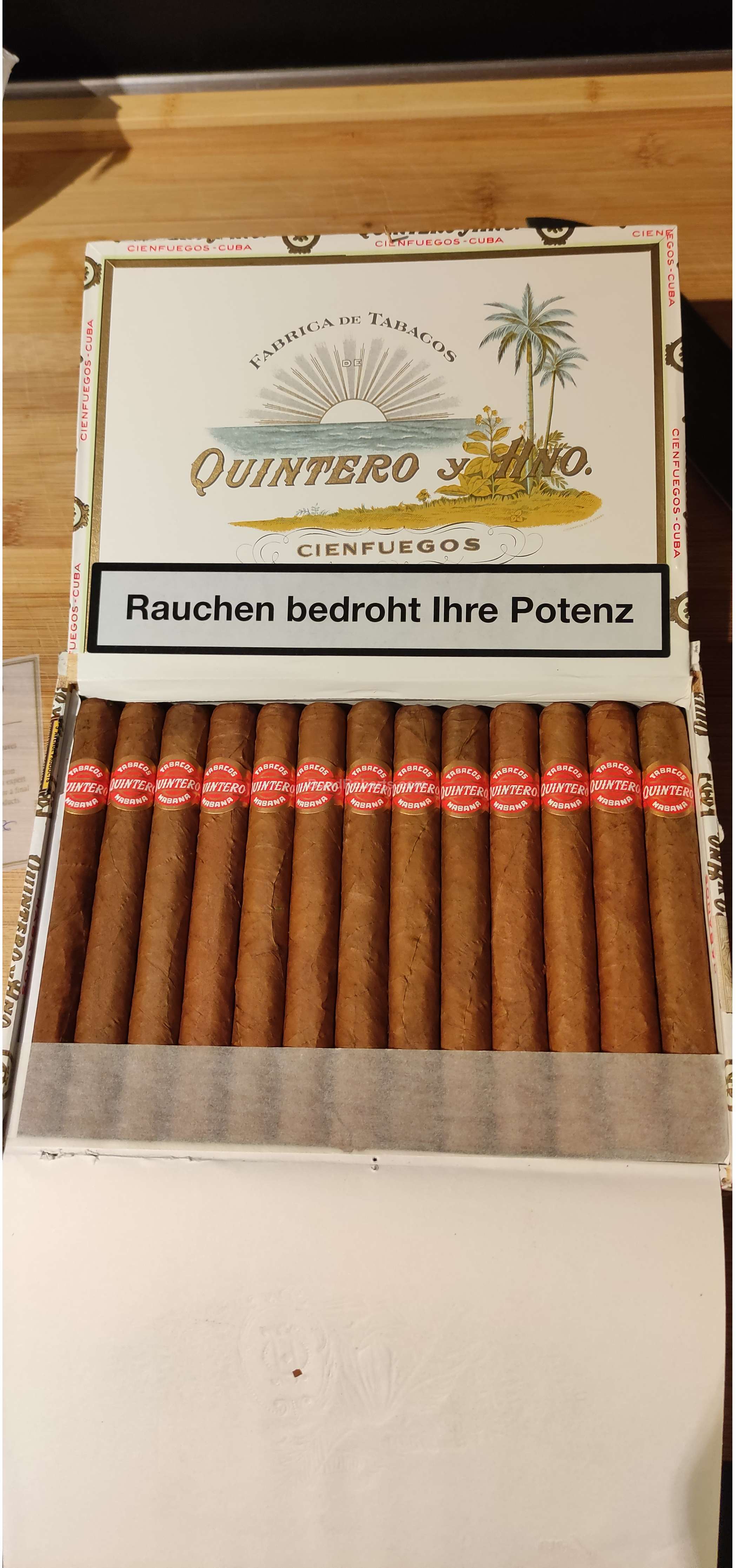 Quintero Nacionales 2017 Dress Box of 25 cigars 13172