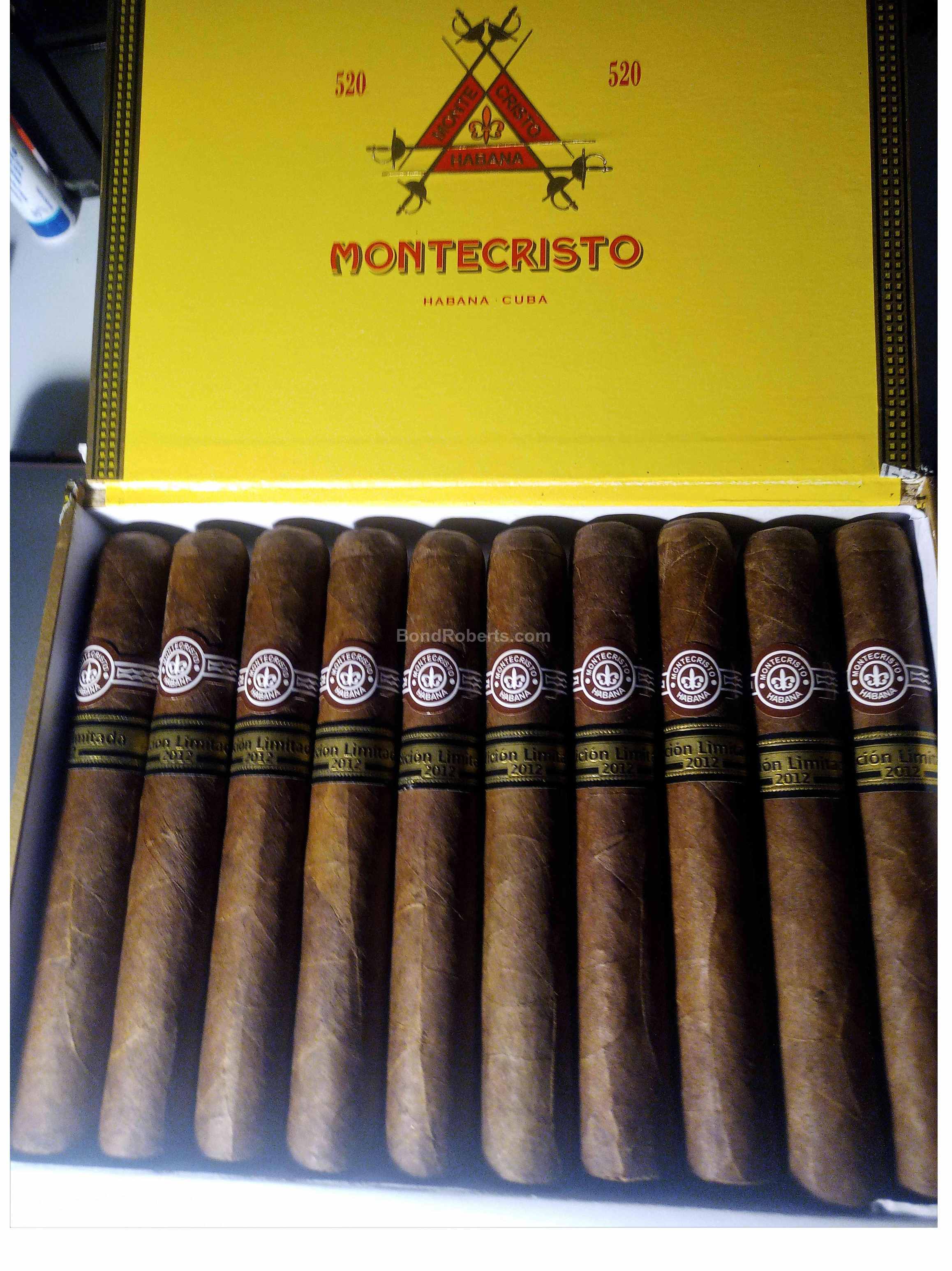 Montecristo Montecristo 520 Edición Limitada 2012 Dress Box of 10 cigars 14689