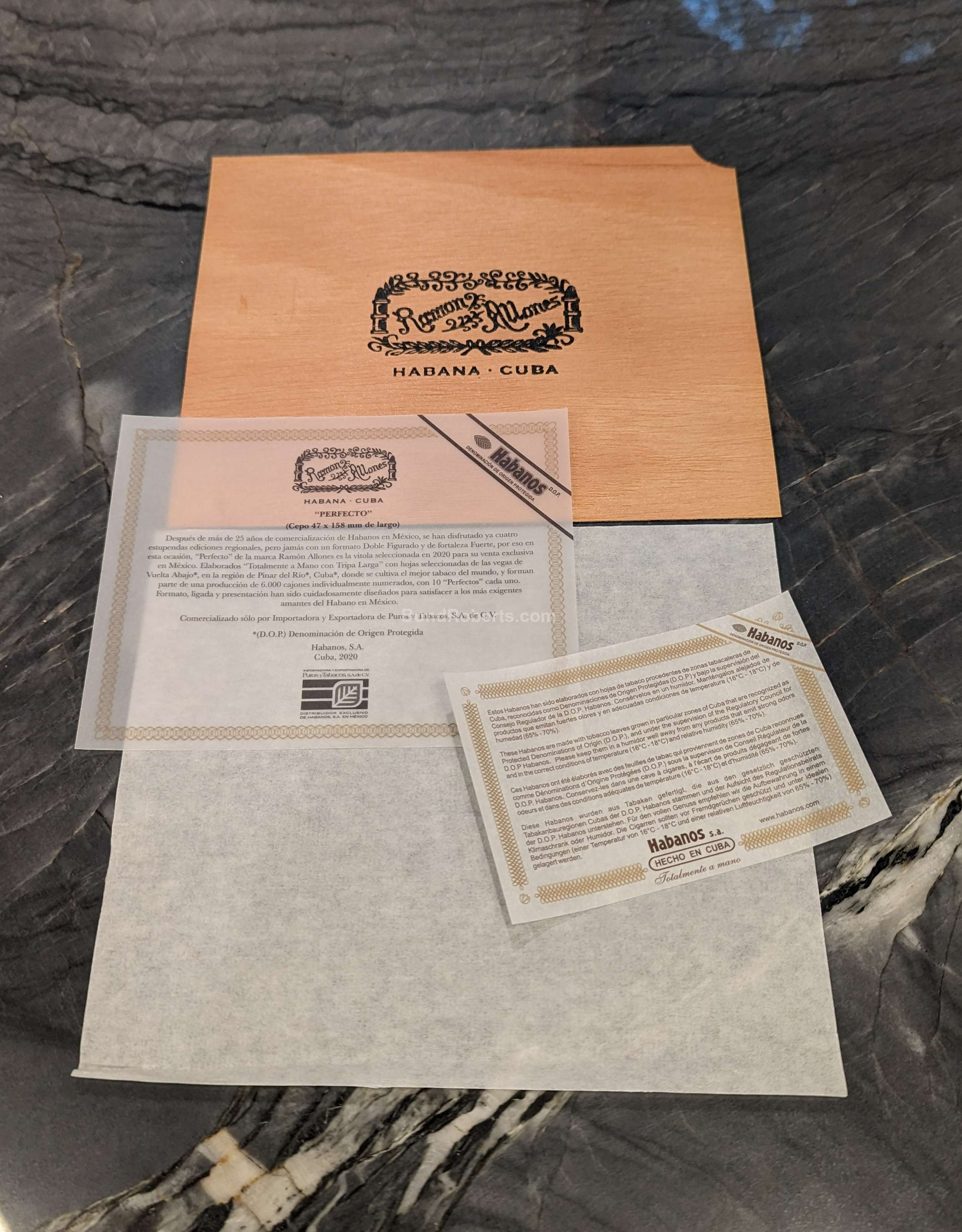 Ramón Allones Perfectos Edición Regional Mexico 2022 Numbered Semi ...