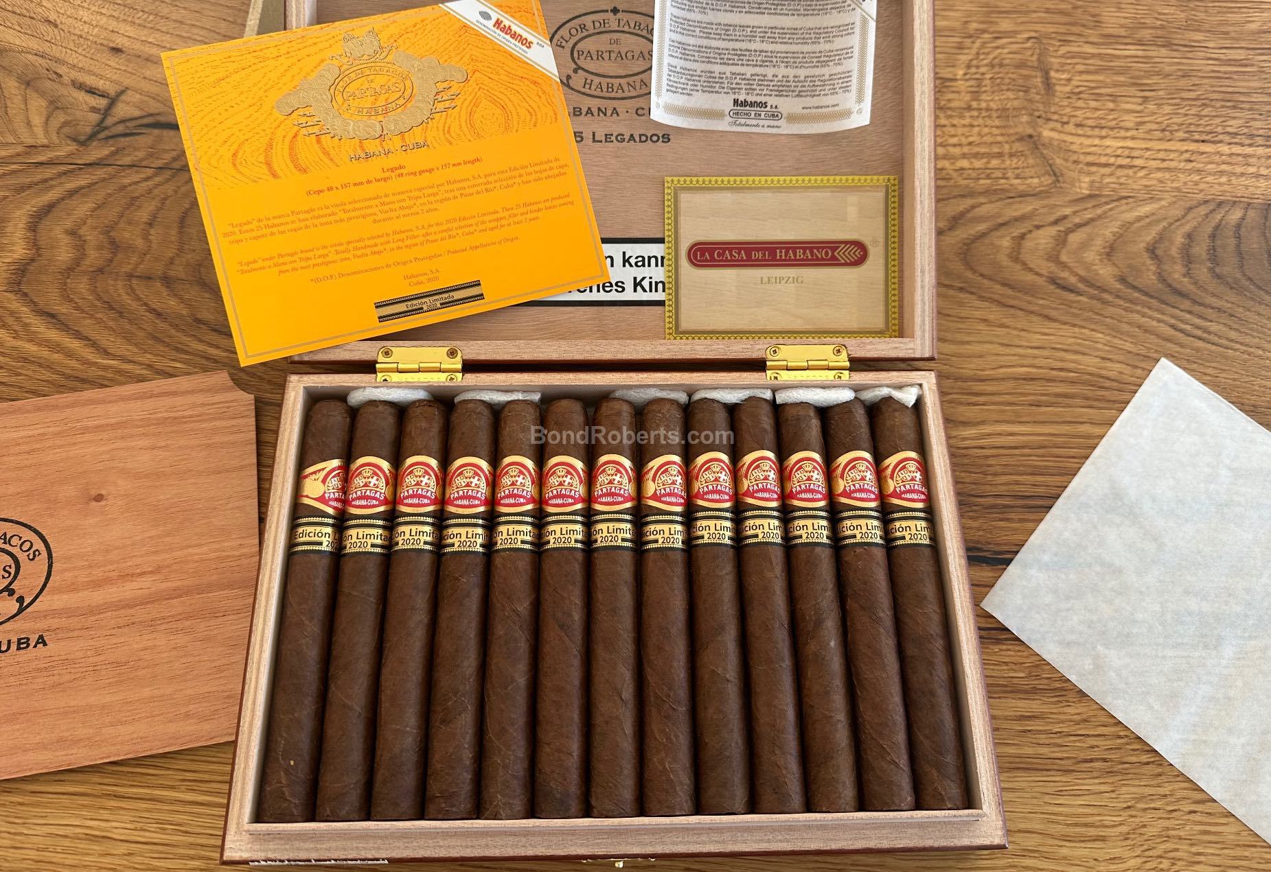 Partagás Legado Edición Limitada 2020 Luxury box of 25 cigars 23176