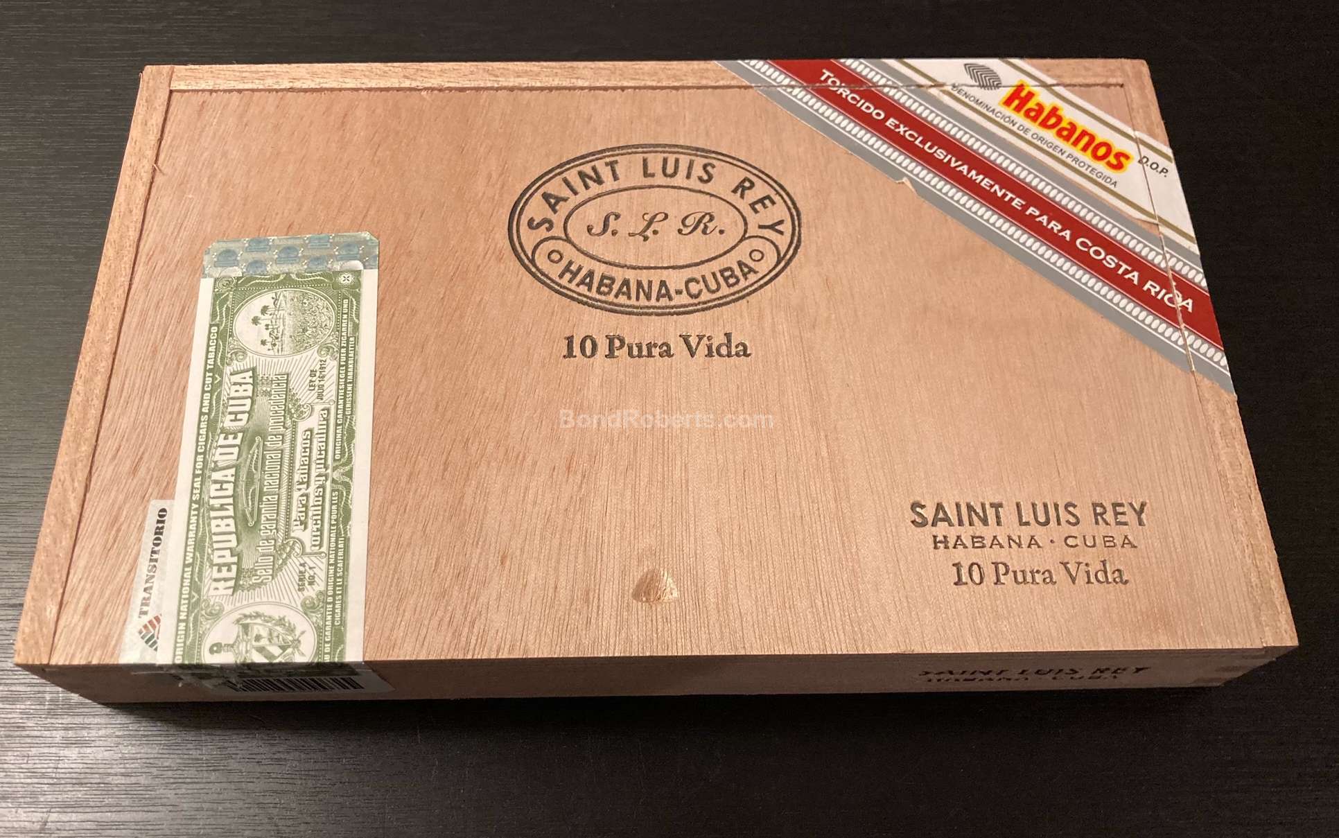 Saint Luis Rey Pura Vida Edición Regional Costa Rica 2021 Numbered ...