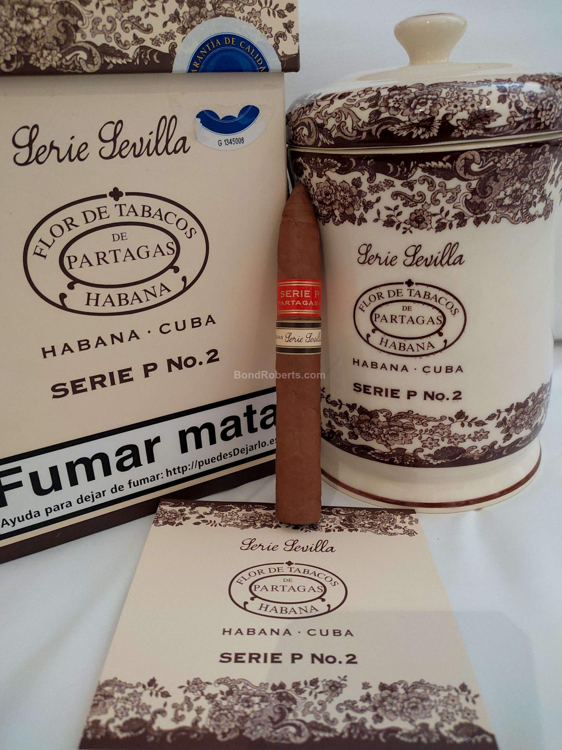 Partagás Serie P No.2 Serie Sevilla Jar 2019 Ceramic Jar of 21 cigars 6631