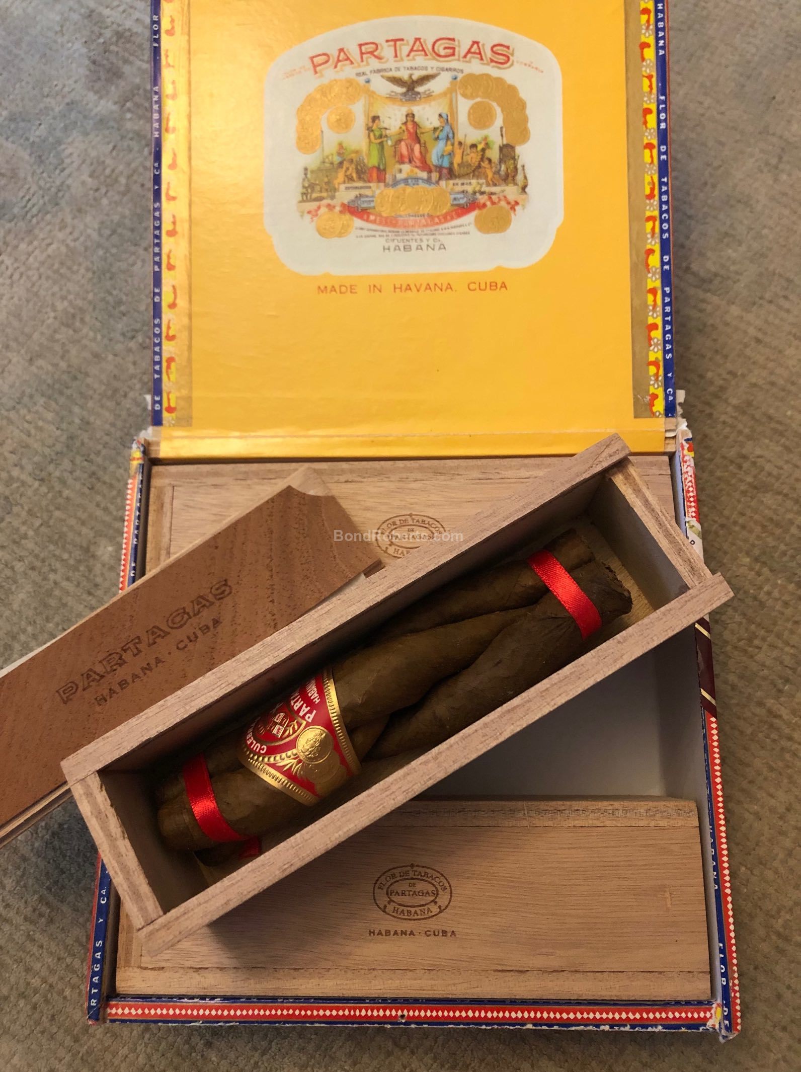 Partagás Culebras 2019 Dress Box of 9 cigars in 3 slide lid box 13658