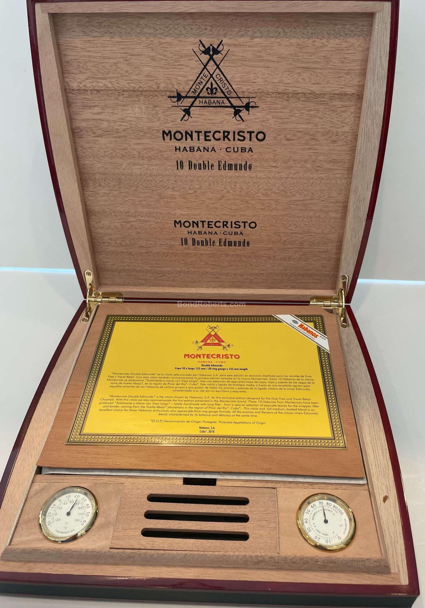 Montecristo Double Edmundo Travel Humidor 2020 Humidor of 10 cigars 14231