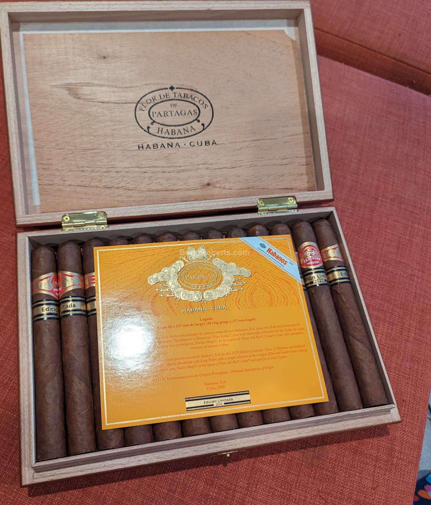 Partagás Legado Edición Limitada 2020 Luxury box of 25 cigars 21849
