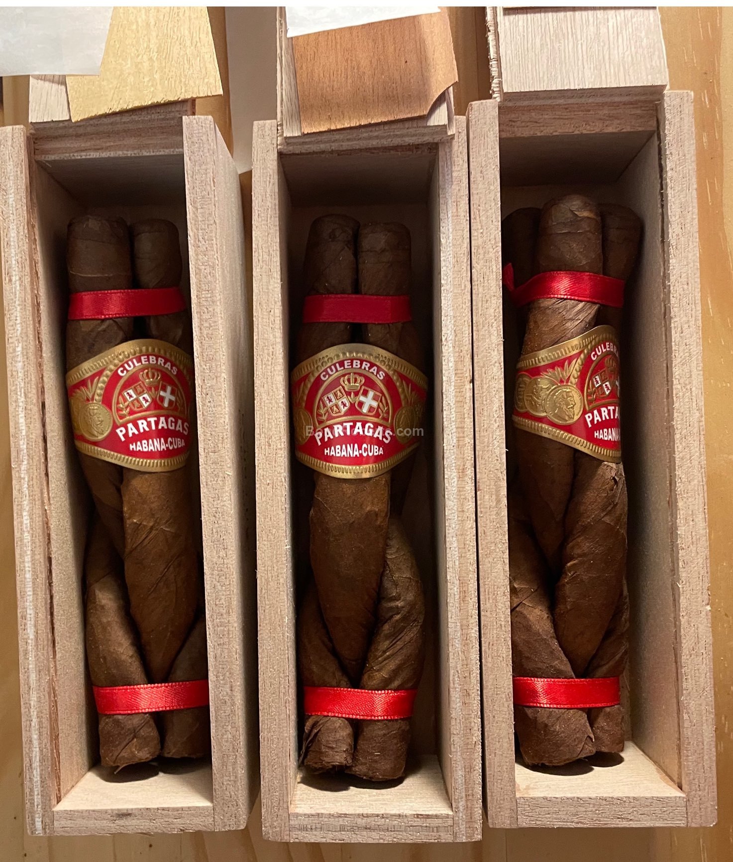 Partagás Culebras 2019 Dress Box of 9 cigars in 3 slide lid box 15640
