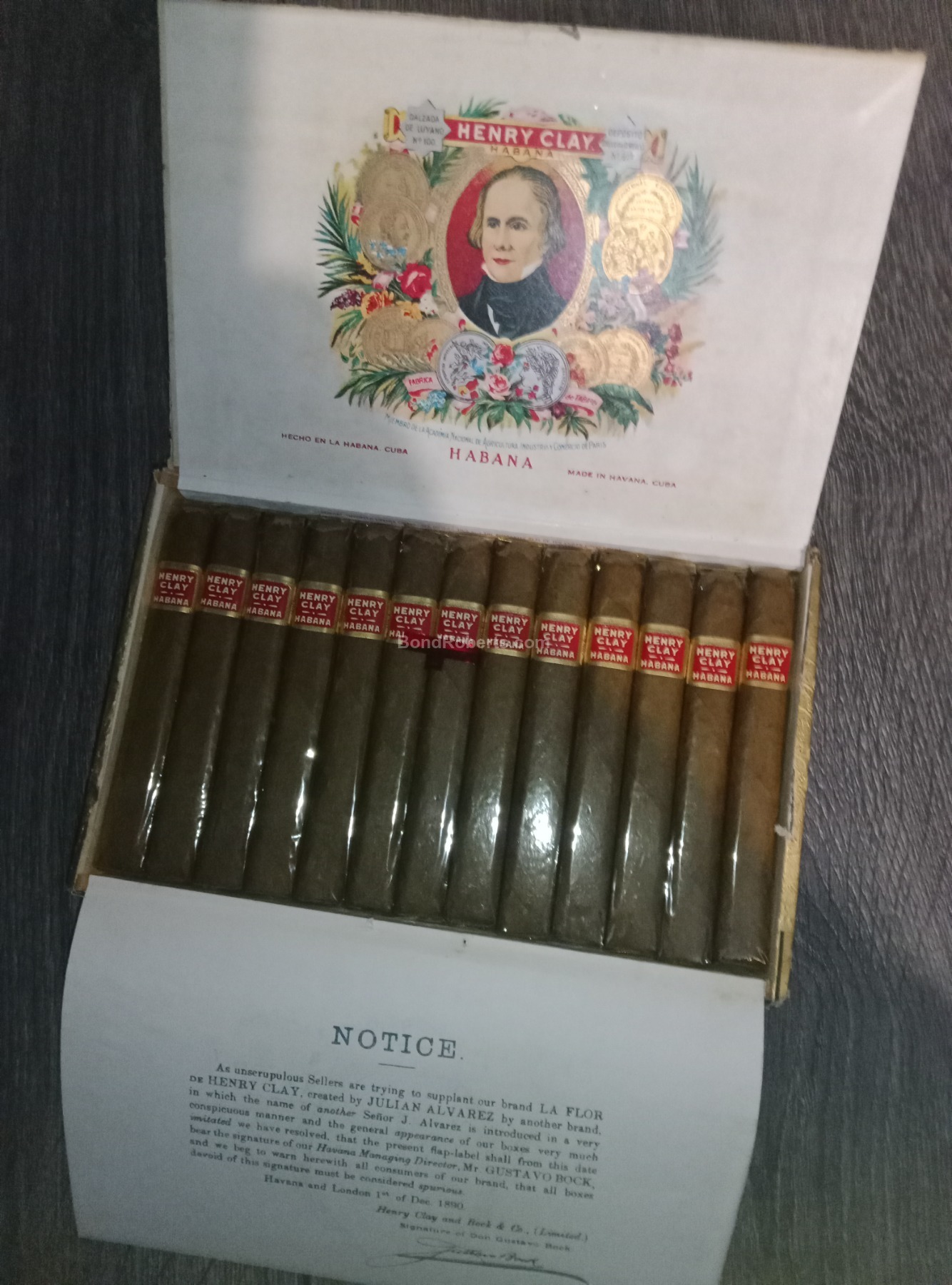 Henry Clay Conchas de Regalia Dress box of 25 cigars 34142