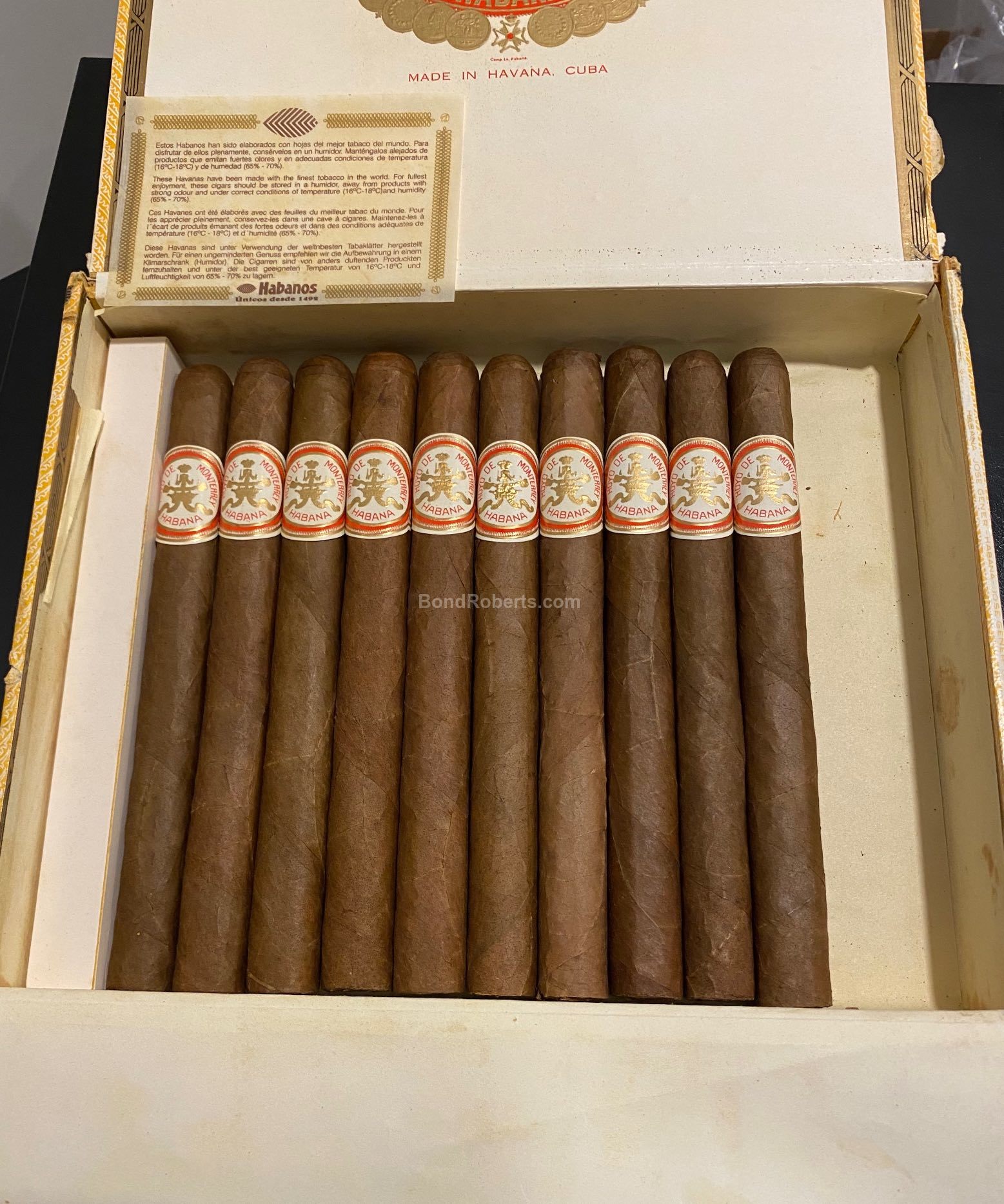 Hoyo de Monterrey Double Coronas 2002 Dress Box of 25 cigars 14755