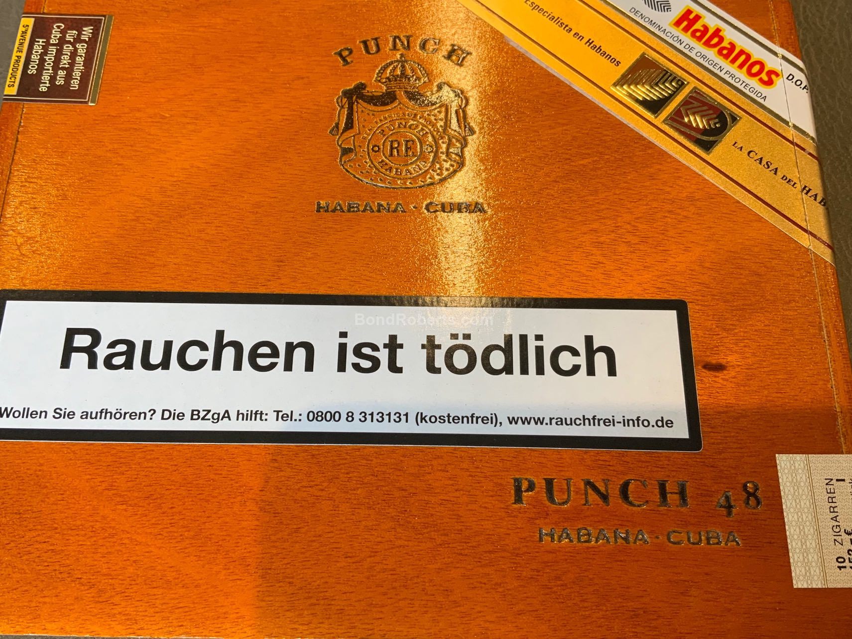 Punch Punch 48 Habanos Specialist Exclusive Dress Box of 10 cigars 19733