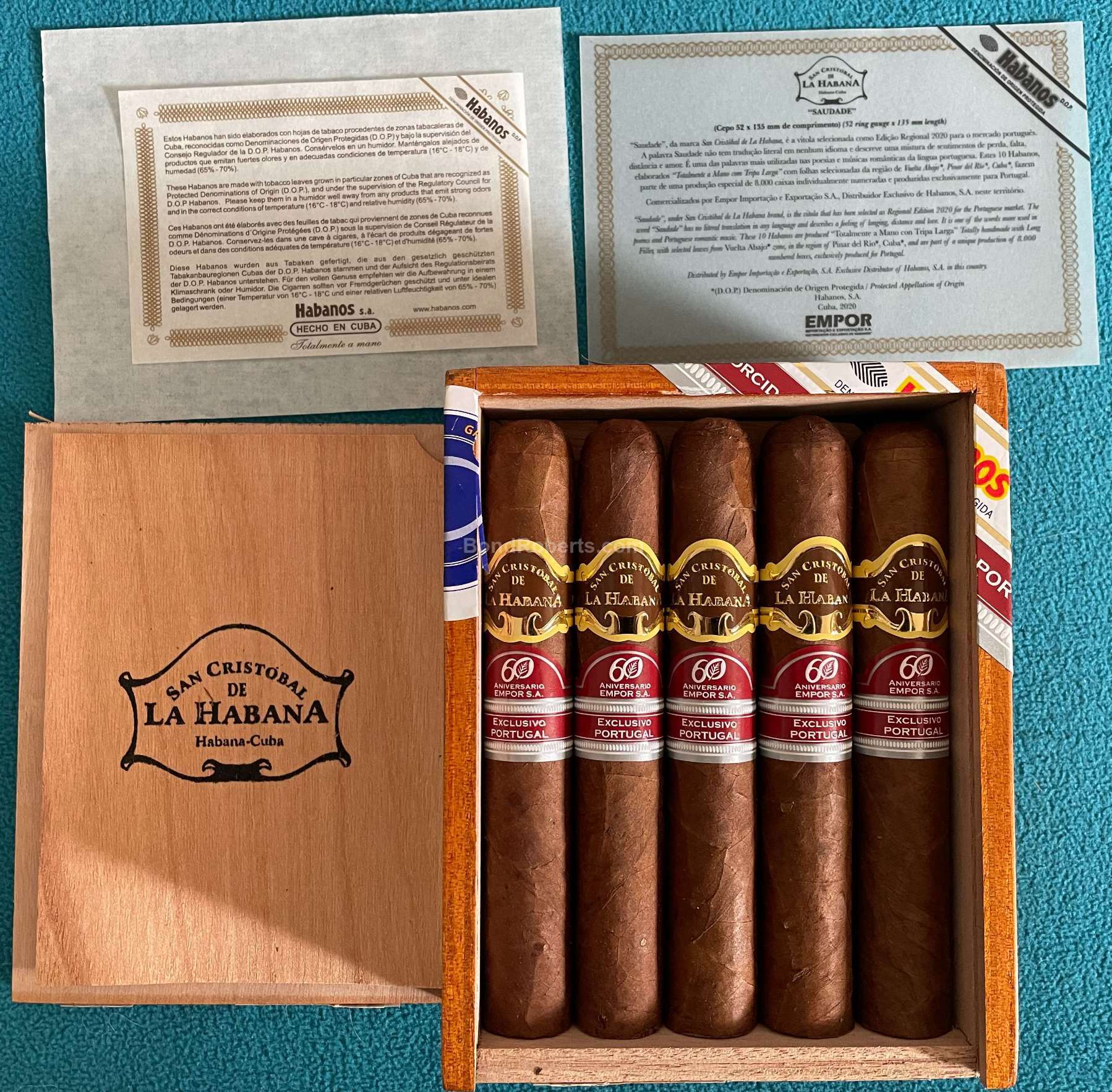 San Cristóbal Saudade Edición Regional Portugal 2021 Numbered varnished ...