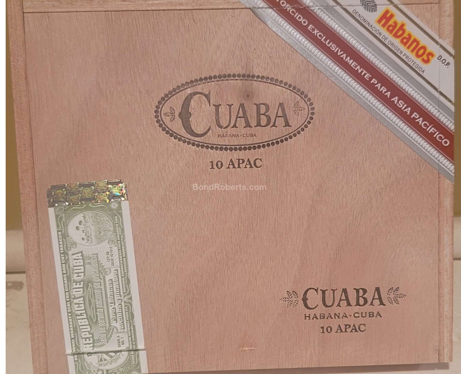 Cuaba APAC Edición Regional Asia Pacifico 2021 Numbered slide lid box ...