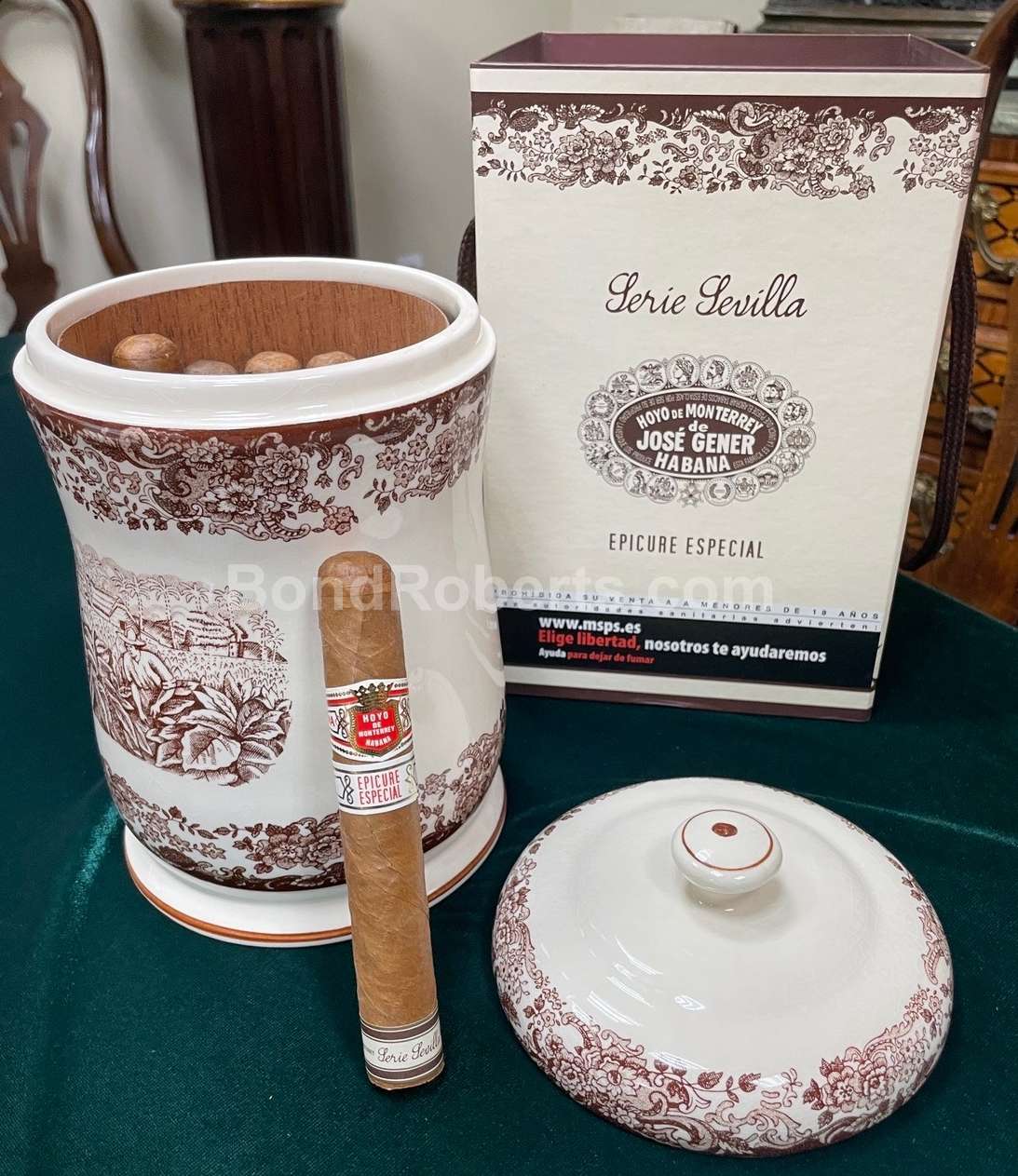 Hoyo de Monterrey Epicure Especial Serie Sevilla Jar 2017 Ceramic Jar ...