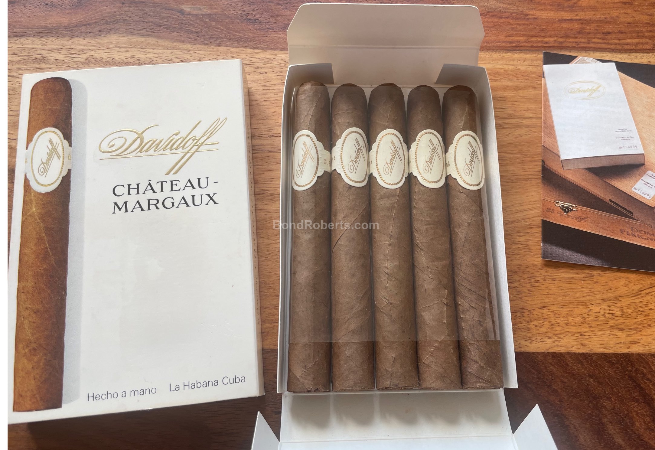 Davidoff Château Margaux Cardboard Pack of 5 cigars 10421