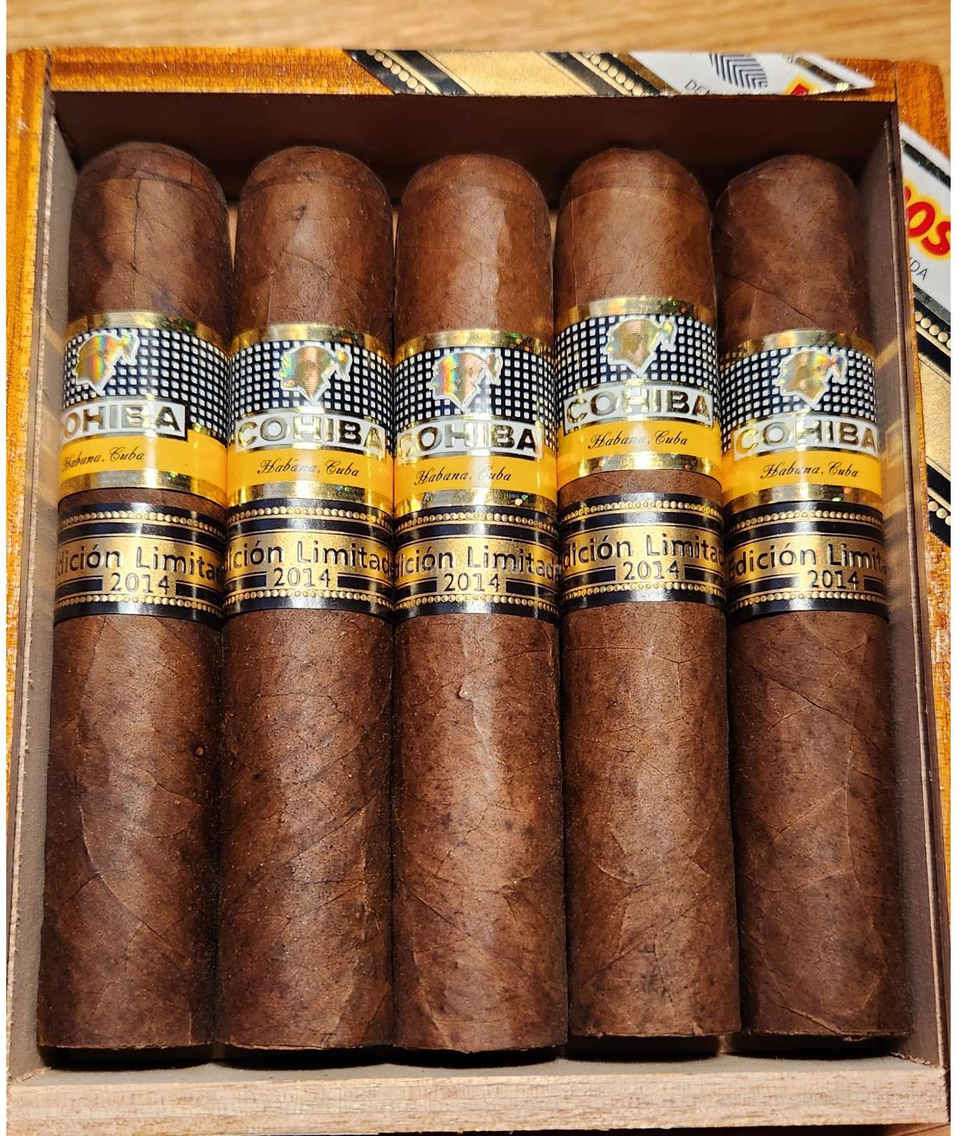 Cohiba Robustos Supremos Edición Limitada 2014 Varnished Slide Lid Box ...