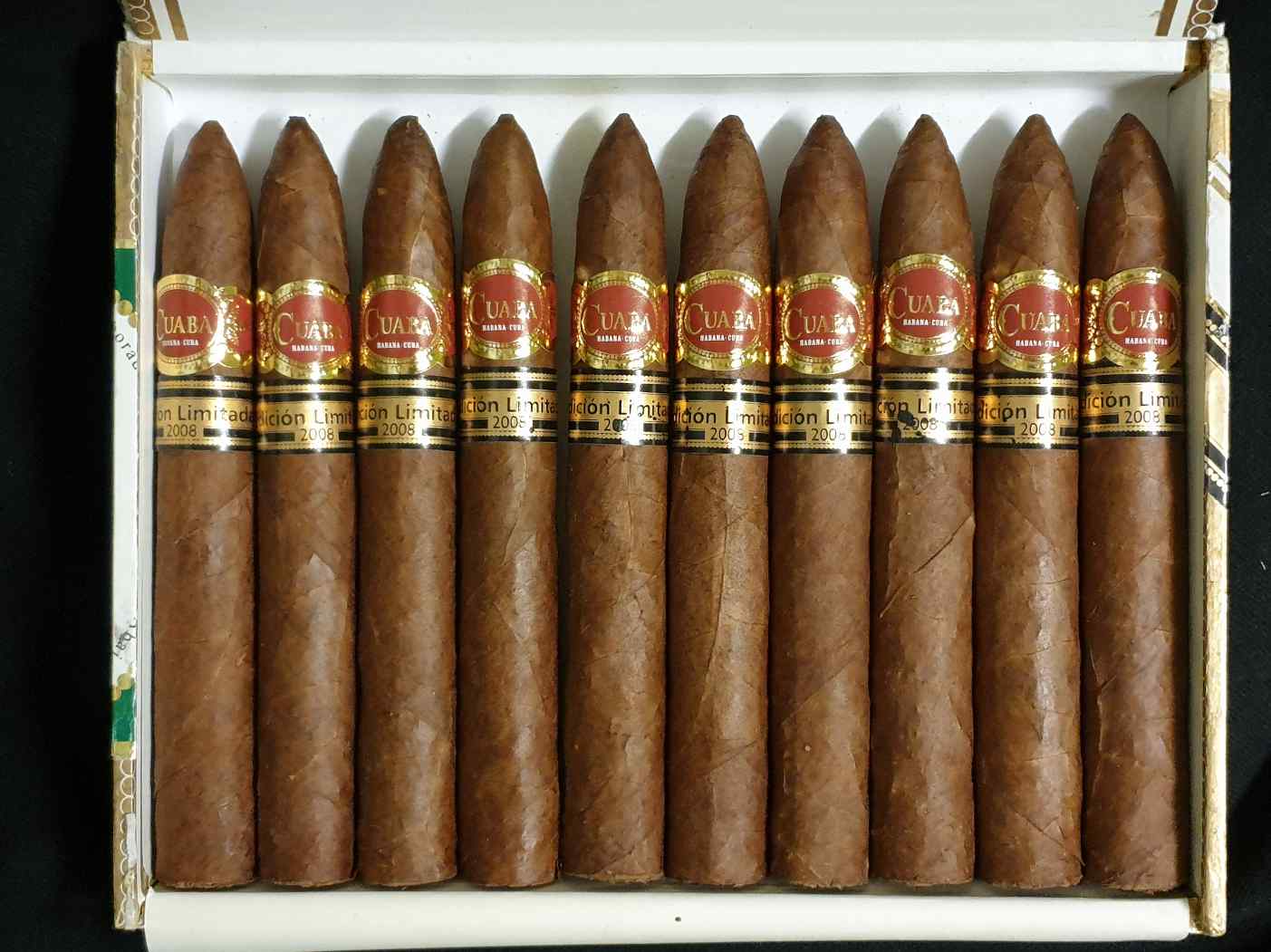 Cuaba Piramides Edición Limitada 2008 Dress Box of 10 cigars 1791
