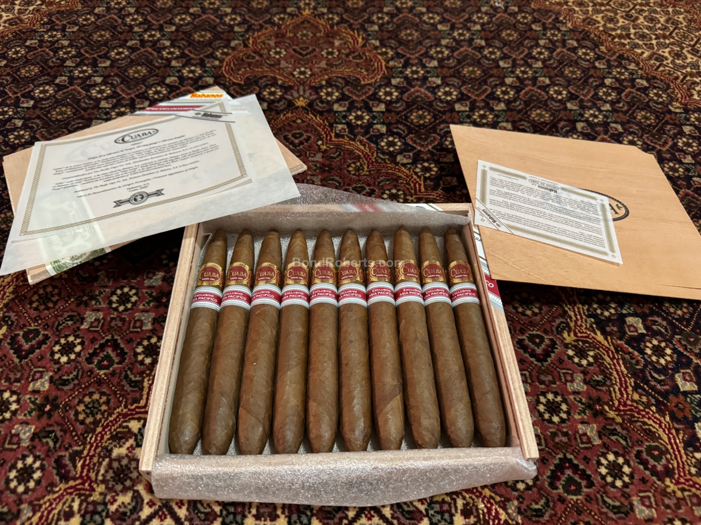 Cuaba APAC Edición Regional Asia Pacifico 2022 Numbered slide lid box ...