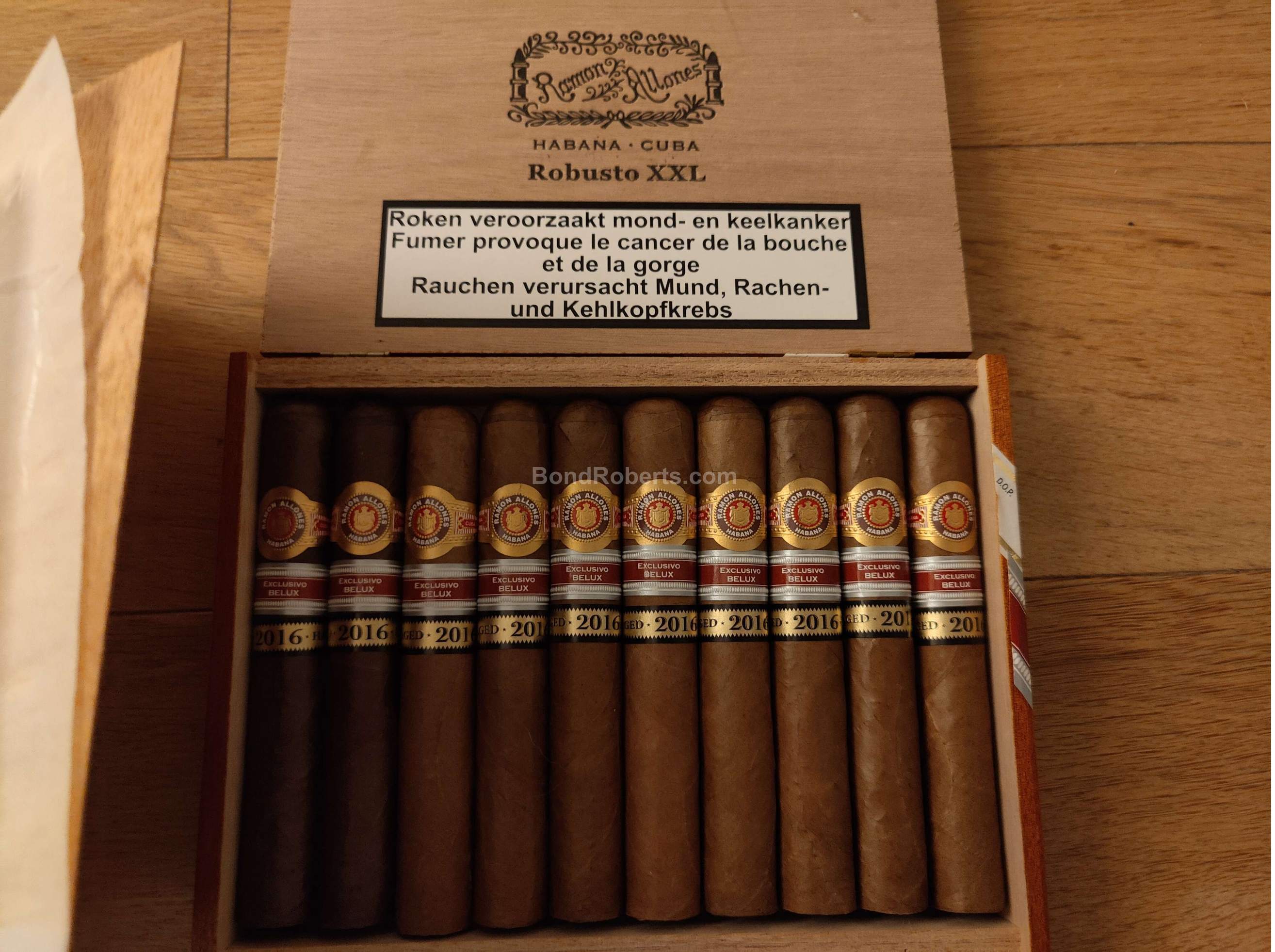 Ramón Allones Robusto XXL Edición Regional Belux 2016 Varnished Semi ...