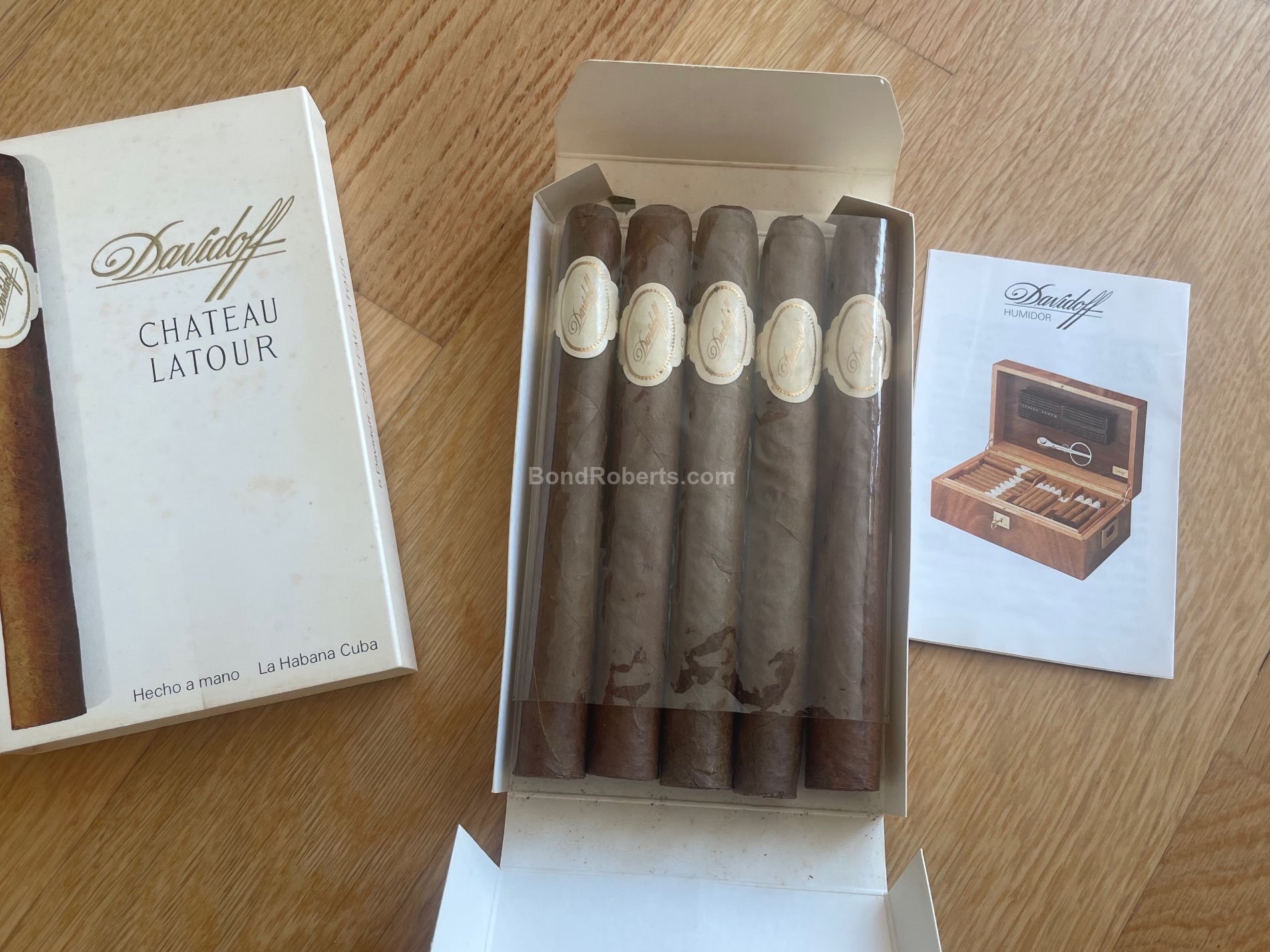 Davidoff Château Latour Cardboard Pack of 5 cigars 12500