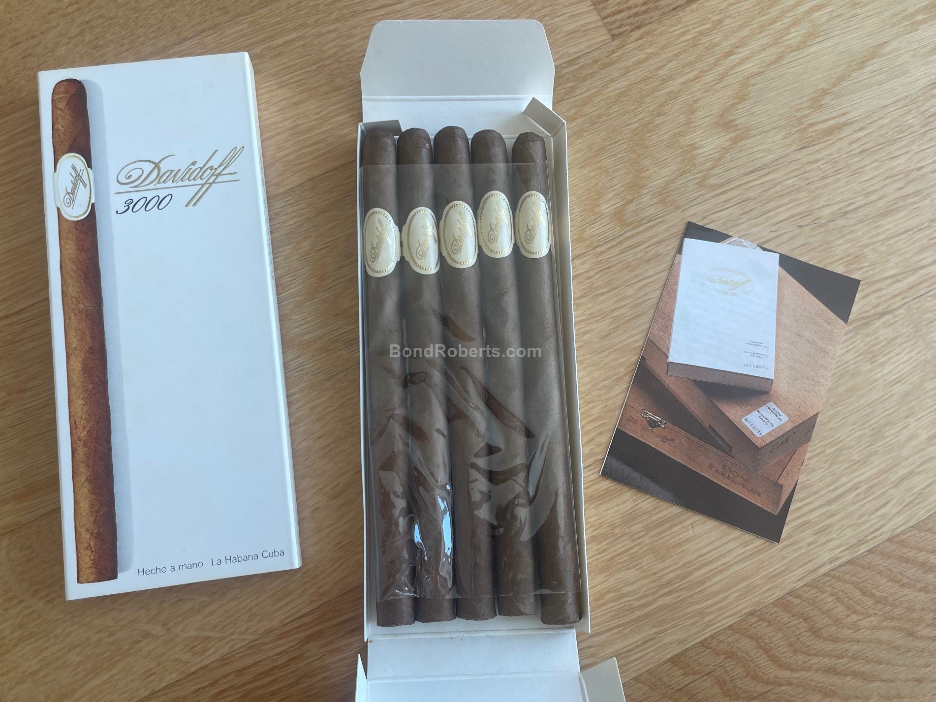 Davidoff 3000 Cardboard Pack of 5 cigars 12496