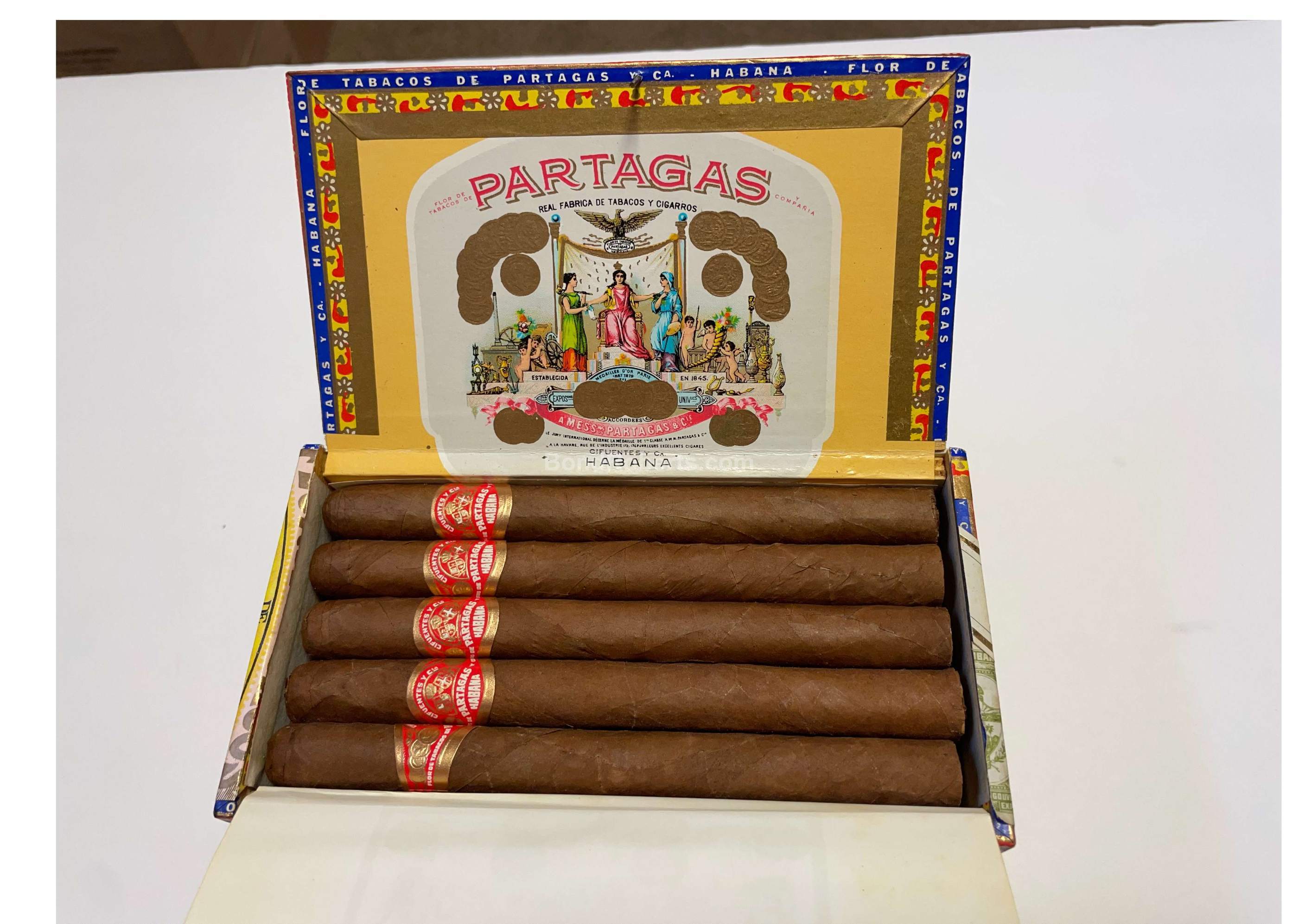 Partagás Charlottes 1998 Dress Box of 25 cigars 15553
