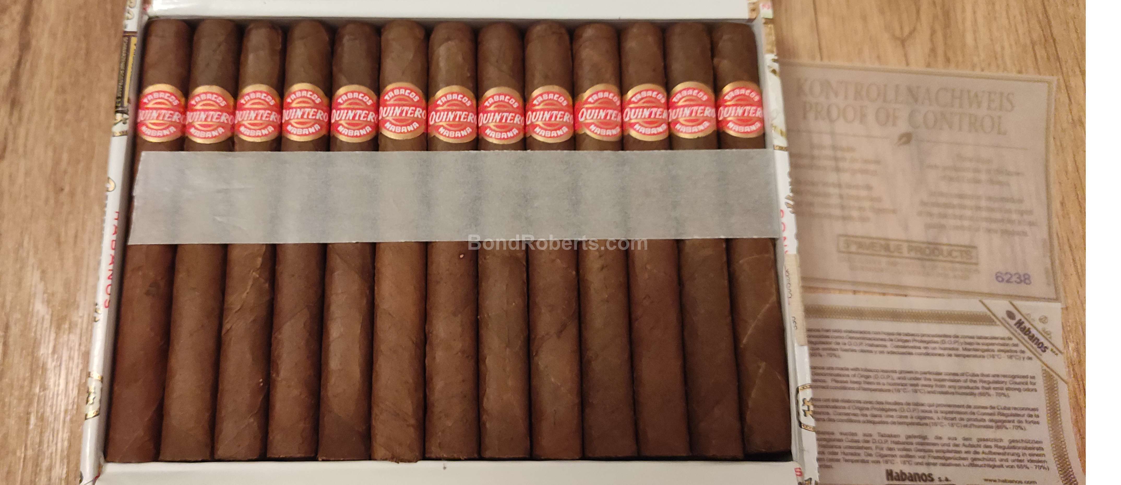 Quintero Nacionales 2016 Dress Box of 25 cigars 14086