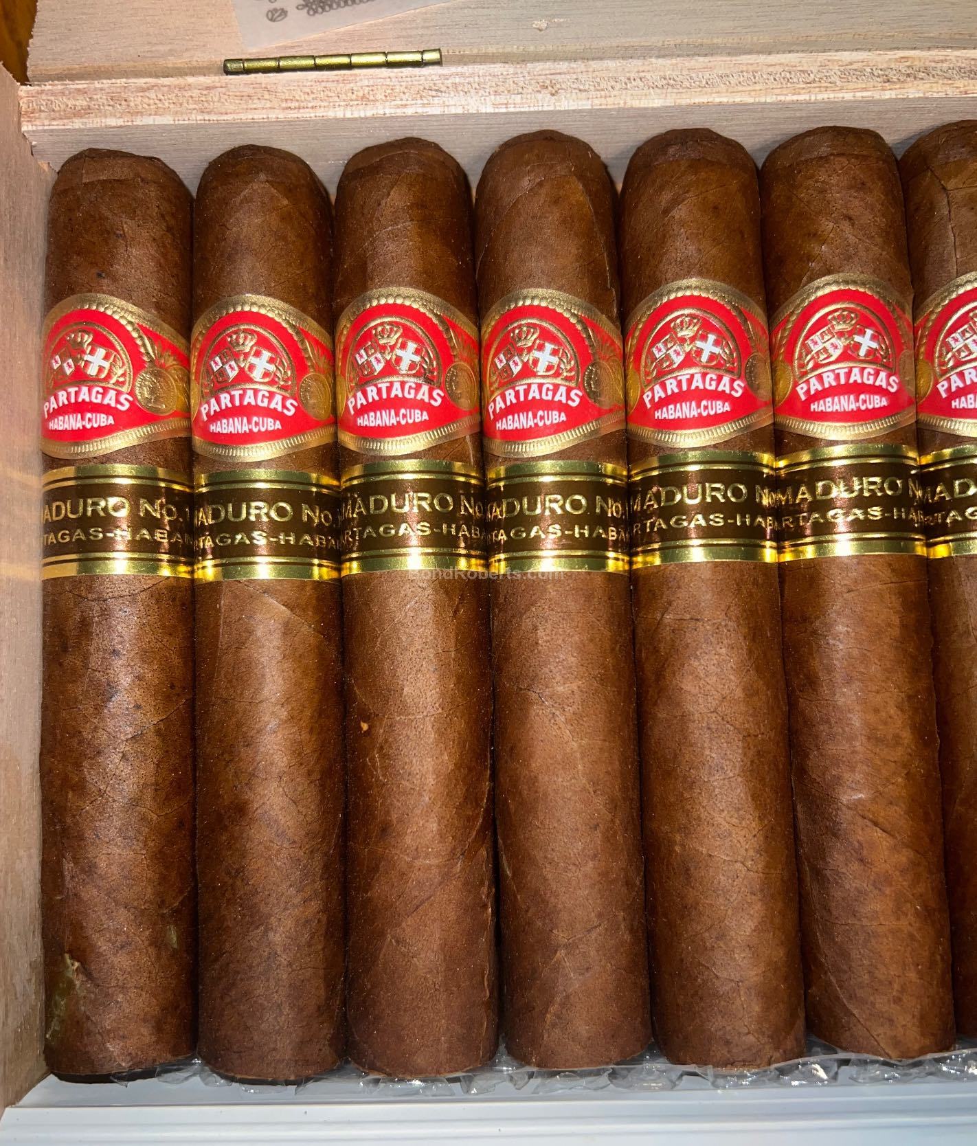 Partagás Maduro No. 1 Habanos Specialist Exclusive 2019 Semi Boite Nature Box of 25 cigars 21323