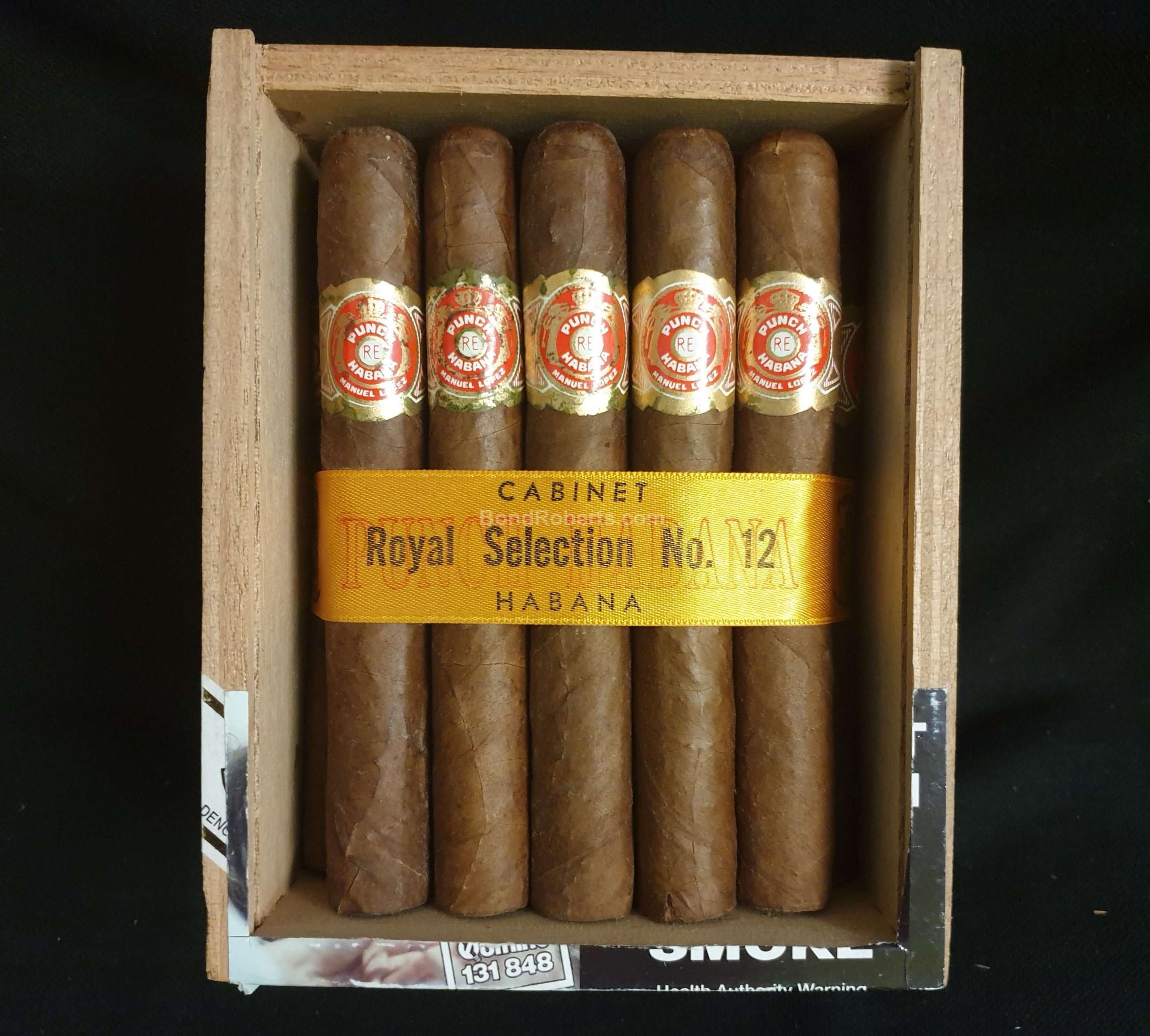 Punch Royal Selection No.12 2007 Slide Lid Box of 25 cigars 6470
