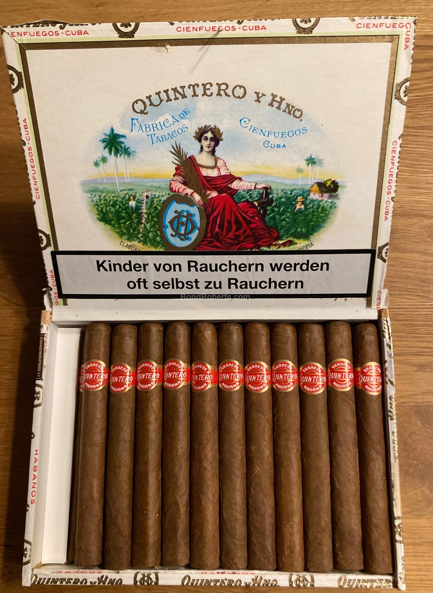 Quintero Nacionales 2017 Dress Box of 25 cigars 17073