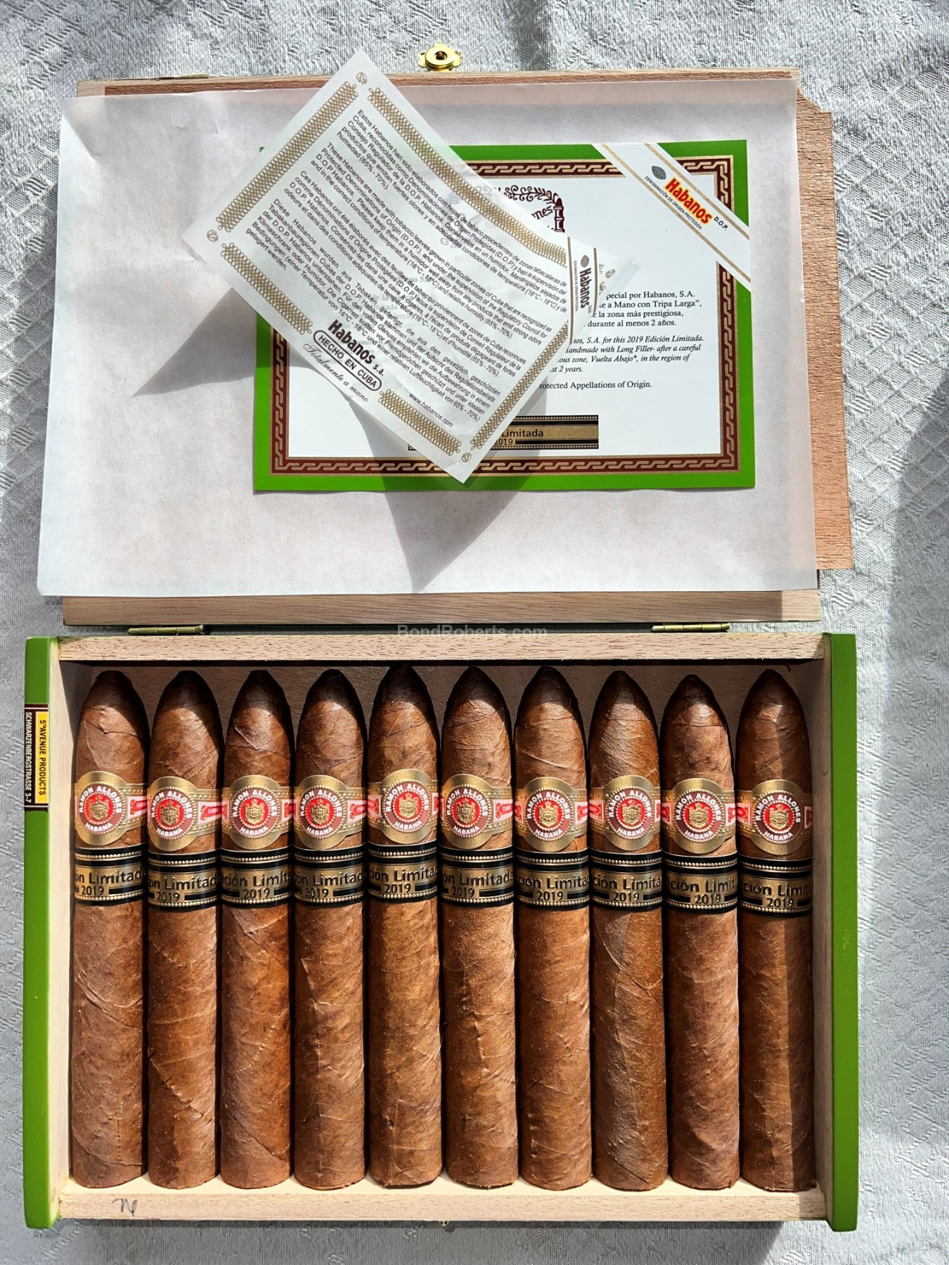 Ramón Allones Allones No. 2 Edición Limitada 2020 Luxury box of 10 ...